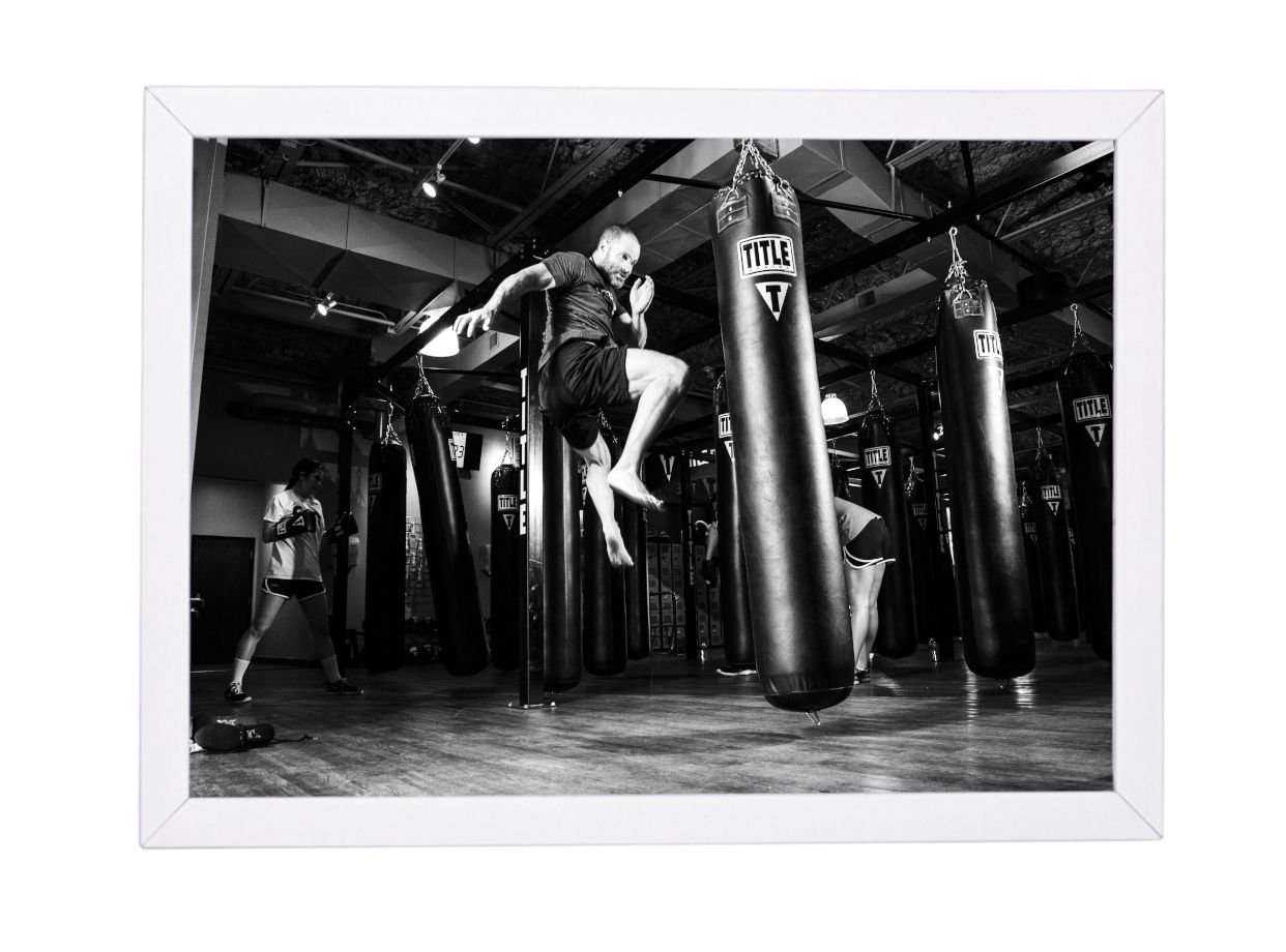Quadro Poster C Moldura Academia Mma 24x33cm Brc6848 | MadeiraMadeira