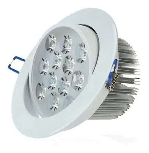 Spot LED Embutir 11w Redondo Bivolt | MadeiraMadeira