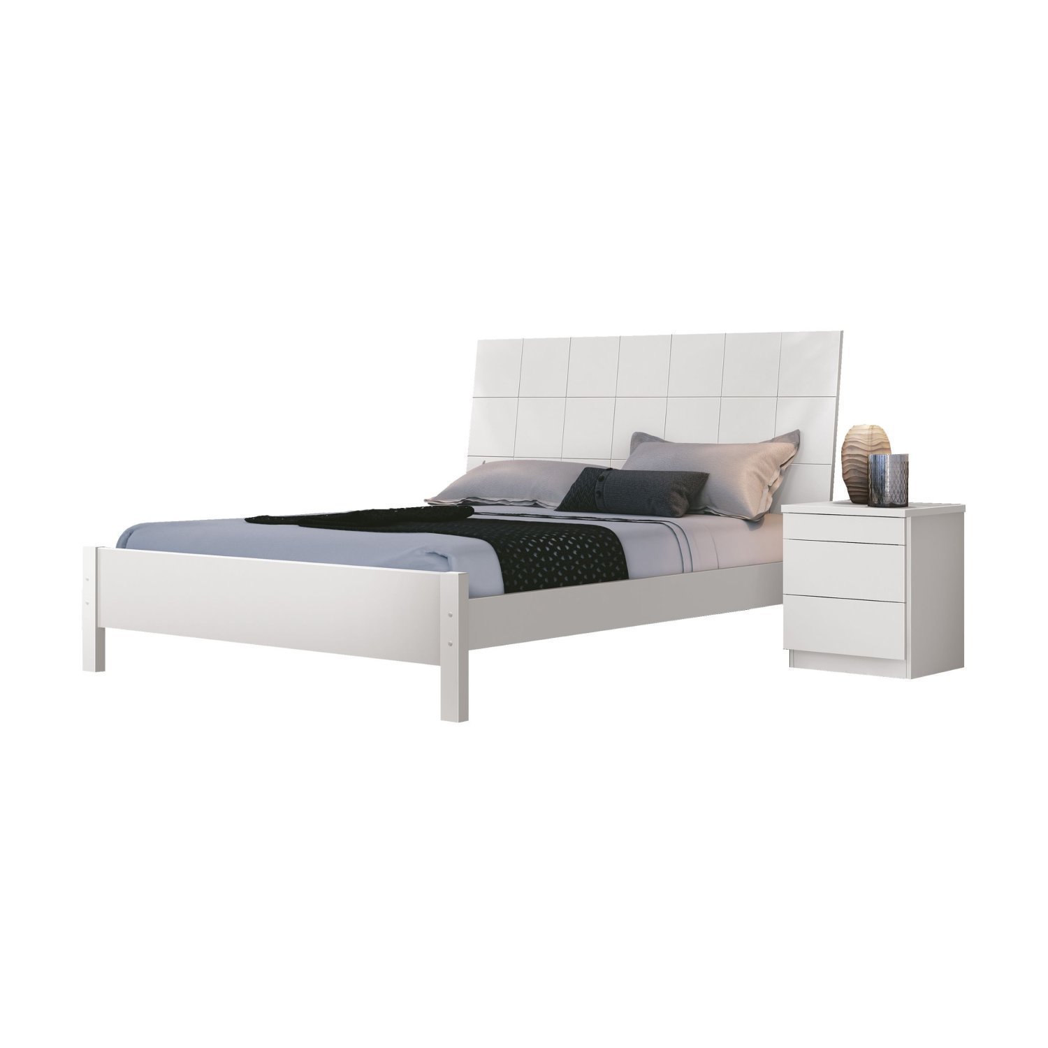 Cama Queen 160cm Quality Móveis Fazzio | MadeiraMadeira