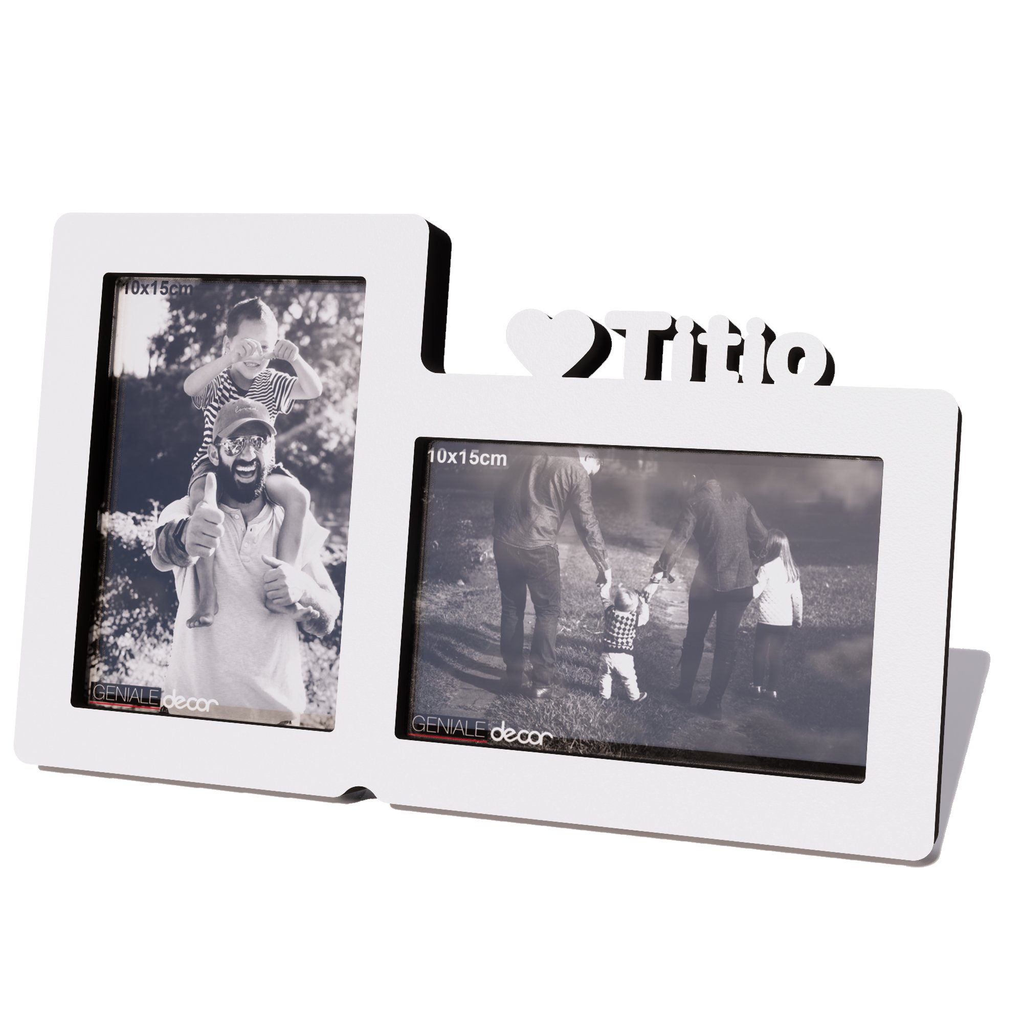 Quadro Porta-retrato Titio Presente Para Tio Recordações Fotos 10x15cm ...