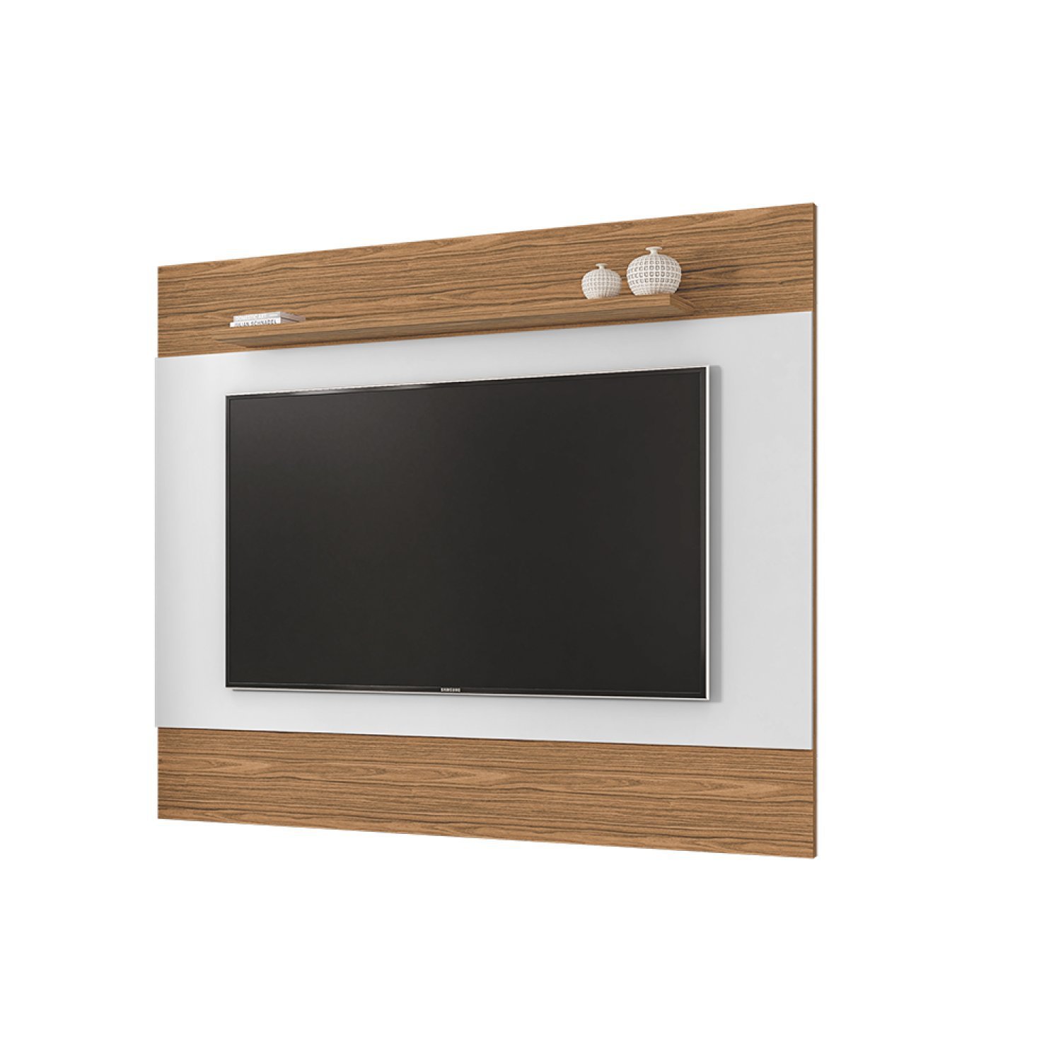 Painel para TV até 50 Polegadas 158cm 1 Prateleira Quasar Casa D ...