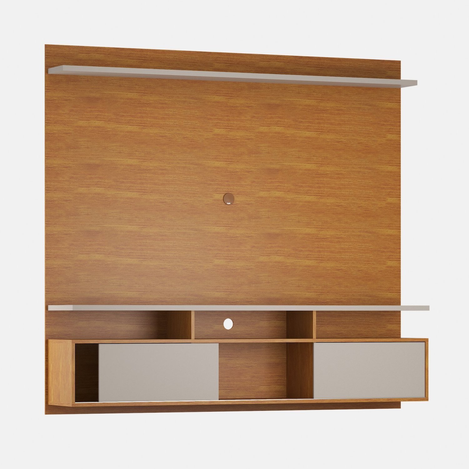 Estante Home Suspensa para TV até 70 Polegadas 2 Portas 2 Prateleiras Noel Viero | MadeiraMadeira