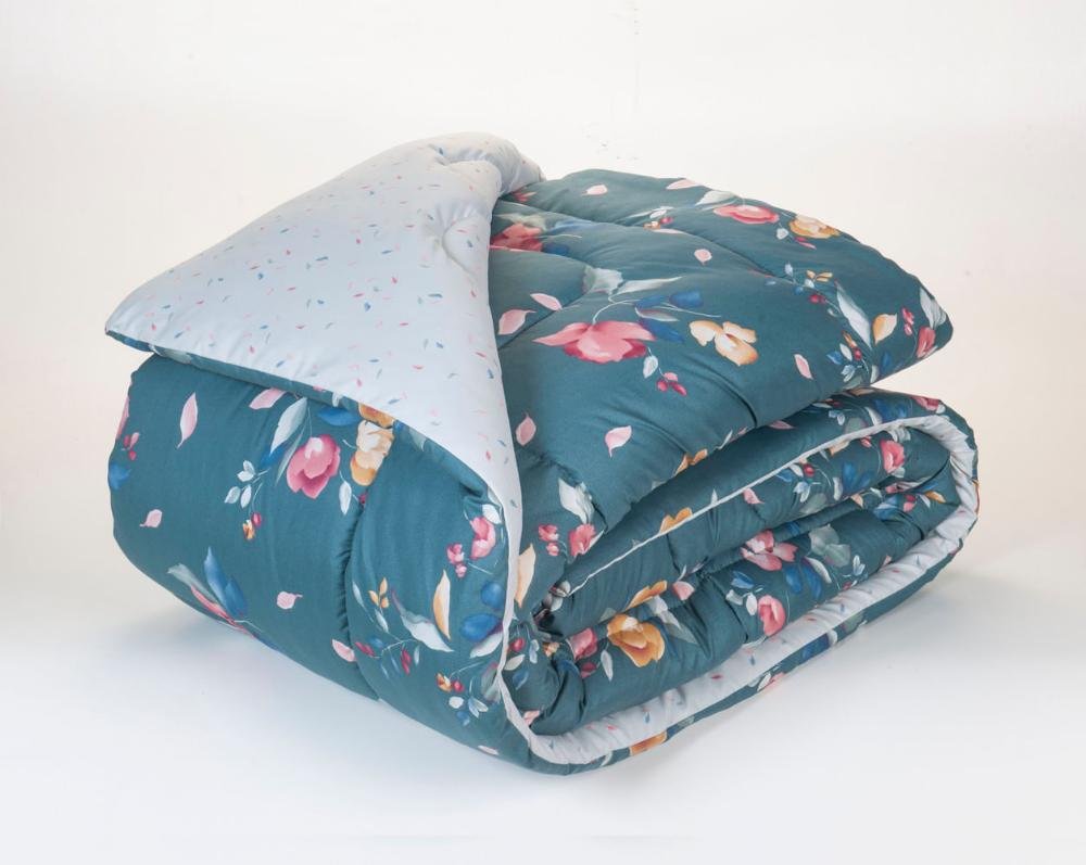 Edredom Casal Twill Novele 1 Pernambucanas Casa | MadeiraMadeira