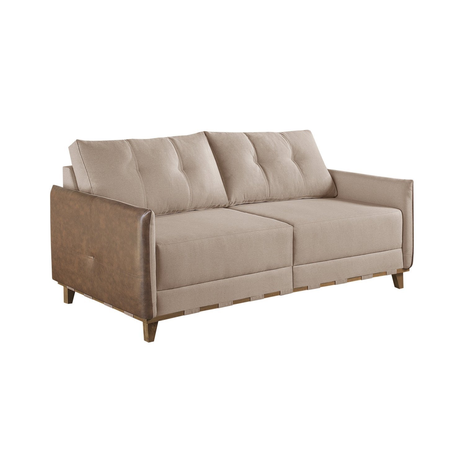 Sofá 3 Lugares 200cm Portugal Estofados Arpaan | MadeiraMadeira