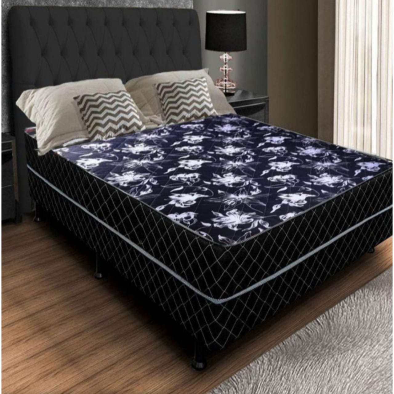 Cama Box Conjugado de espuma D28 Casal Ortopédico 138x188x42 ...
