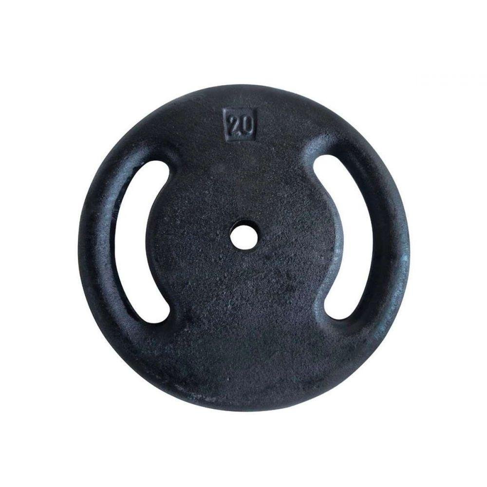 Anilha Ferro Fundido Pintado Profissional 20kg | MadeiraMadeira