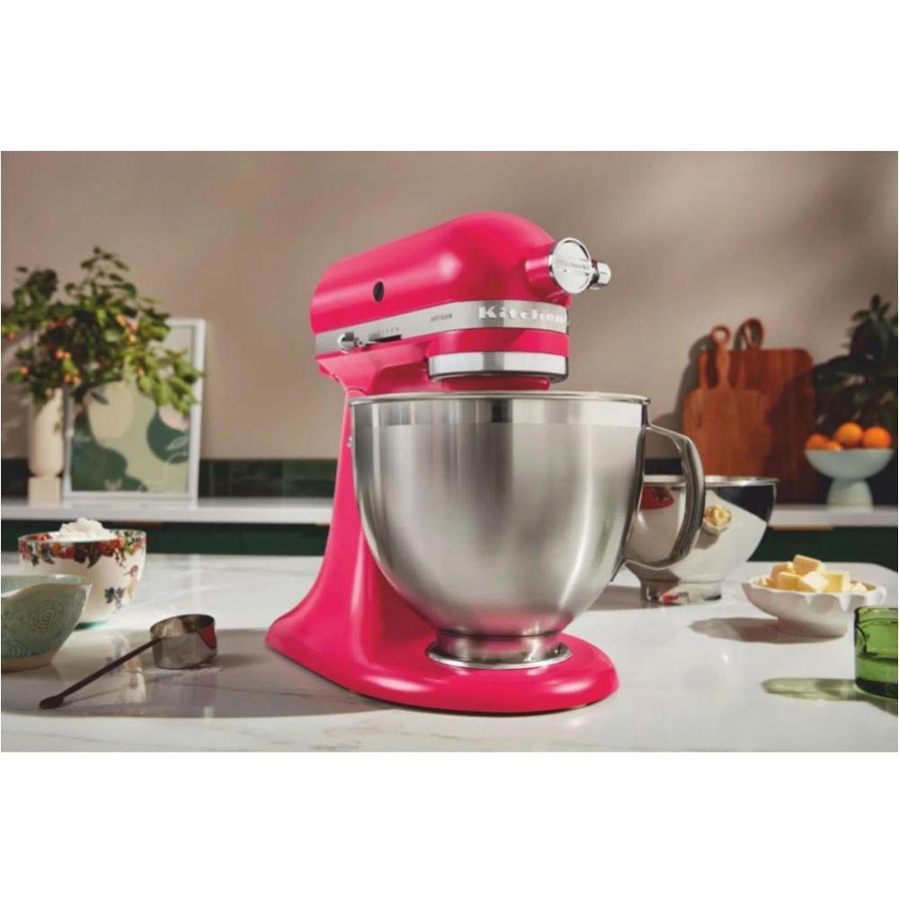 Batedeira KitchenAid Artisan Hibiscus KEA38AW - 220V | MadeiraMadeira