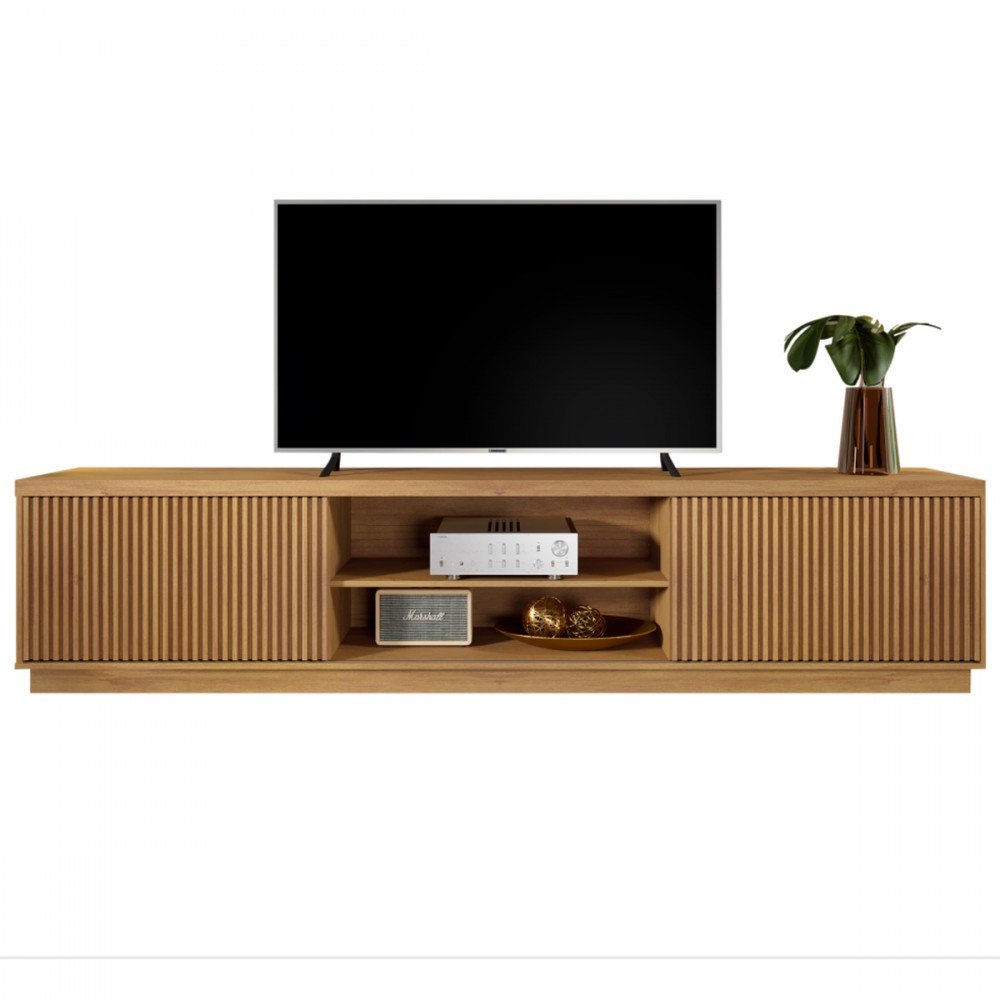 Rack para TV Até 75 Polegadas Valencia 2 Portas Tauari - Mavaular | MadeiraMadeira