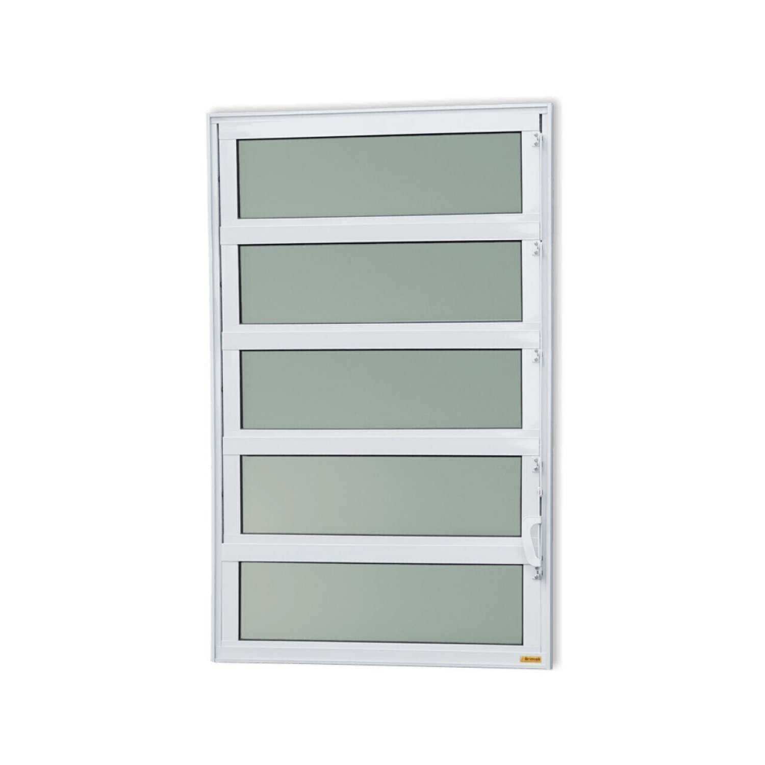 Janela de Alumínio Basculante 100x120cm Vidro Mini Boreal Elite Brimak ...