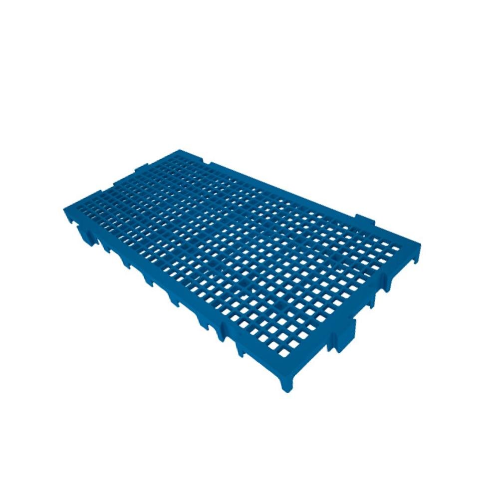 Piso Modular Azul em Plástico 25x50x2,6 Presto | MadeiraMadeira