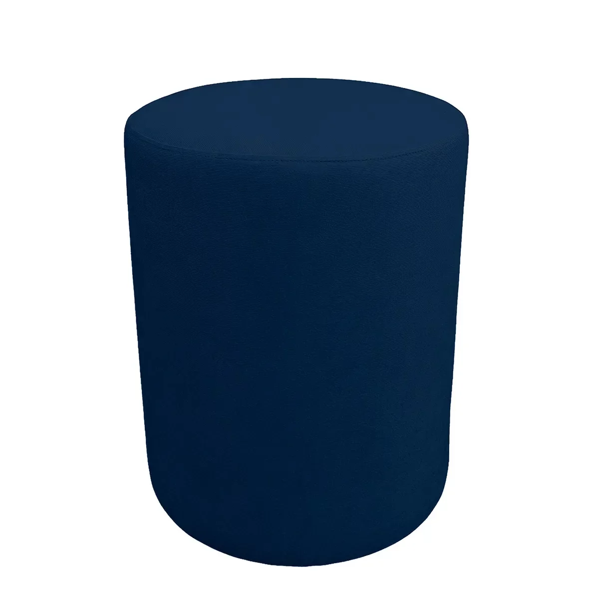 Puff Cilindro Live para Sala e Quarto Suede Azul - Lh Decor Los ...