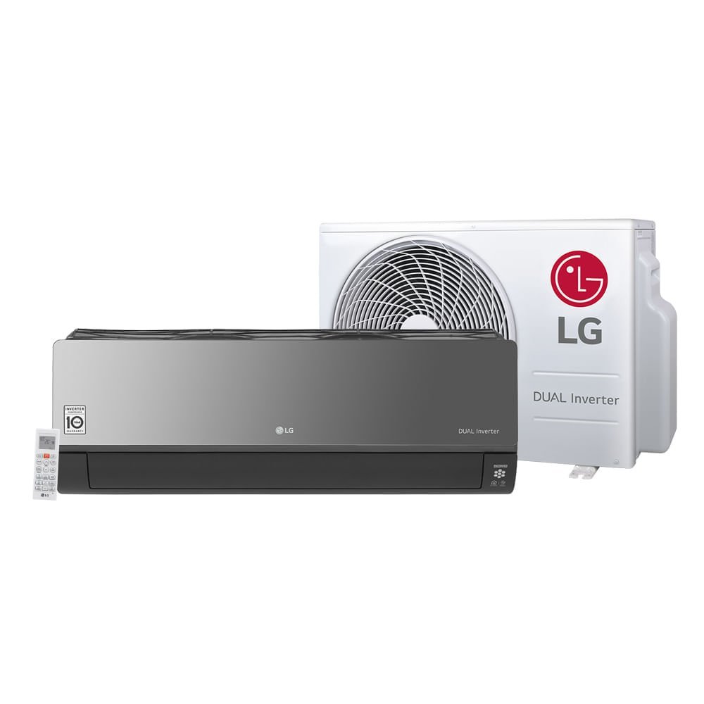 Ar Condicionado Split Hi Wall Inverter Lg Dual Artcool 18000 Btu/h ...