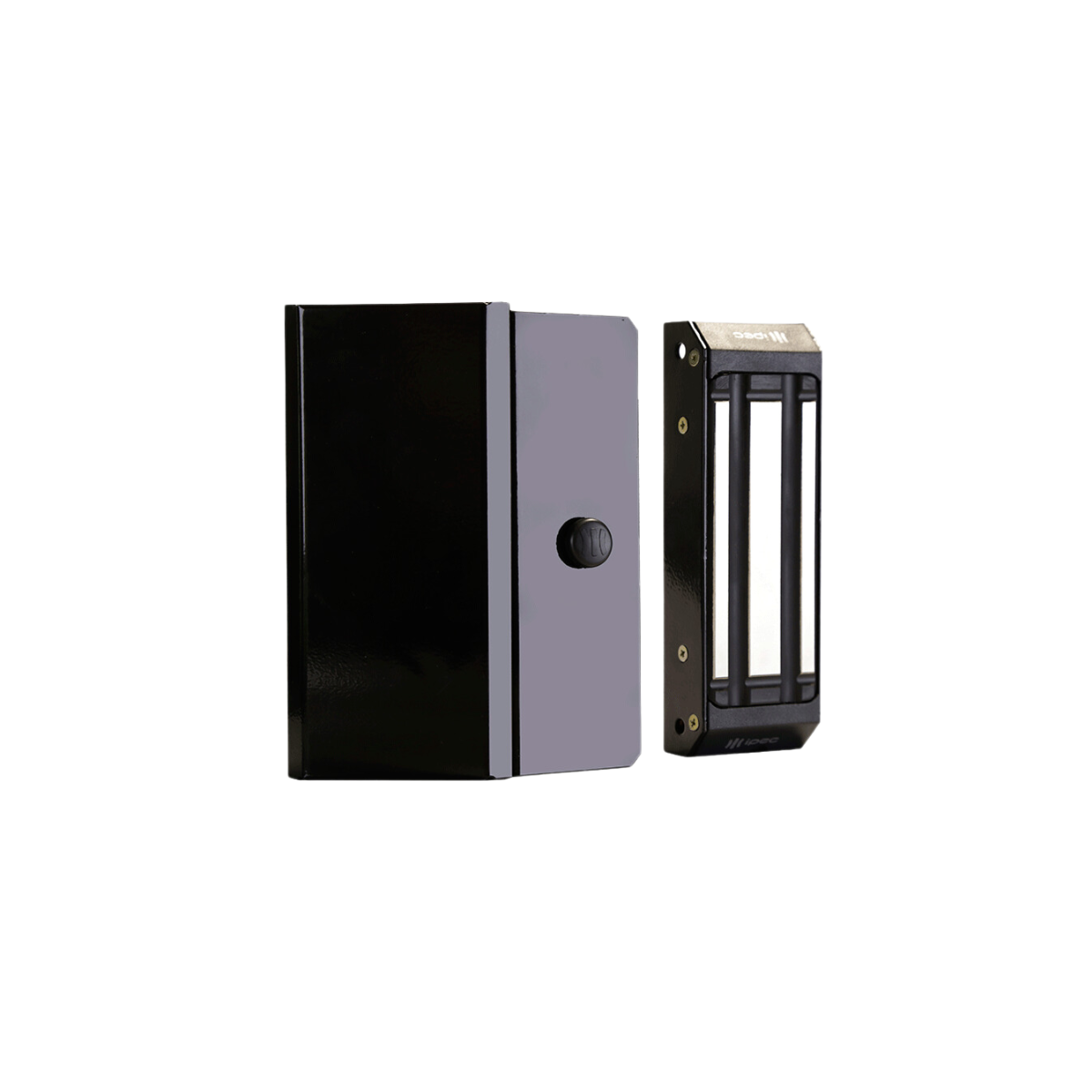 Fechadura Magnetica Eletroima M100 sem Sensor Ipec - Preta | MadeiraMadeira