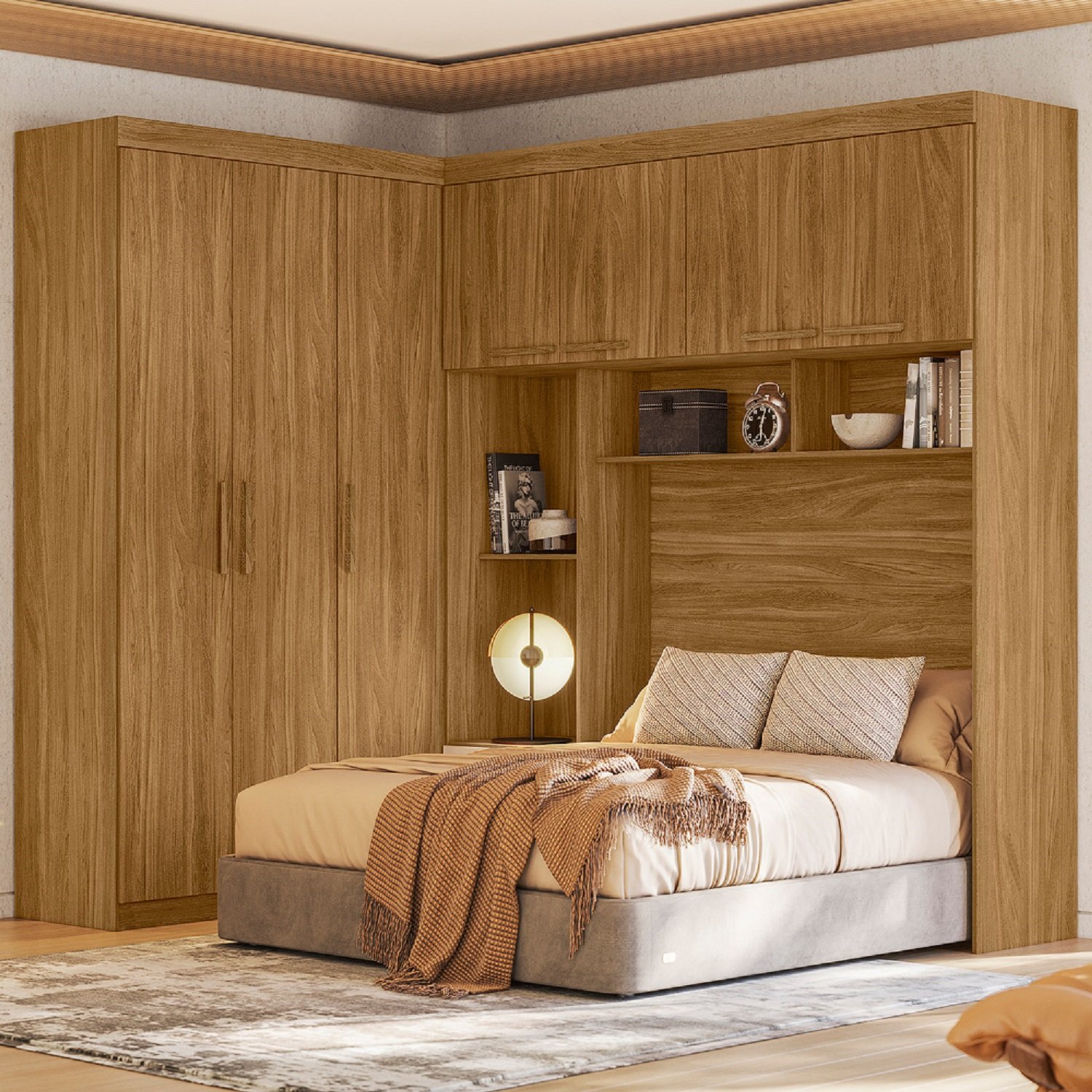 Guarda Roupa Modular Casal 7 Portas 5 Gavetas Veneza - Moval:freijoo ...