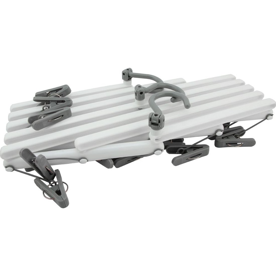 Varal extensível multiuso de teto ou apoio 29 prendedores | MadeiraMadeira