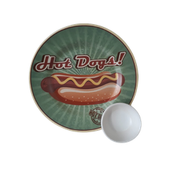 Kit 8 Peças Hot Dog | MadeiraMadeira
