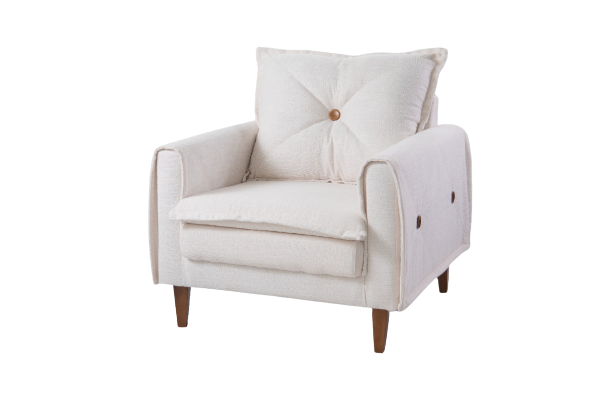 Poltrona Miami - Bege Konfort | MadeiraMadeira