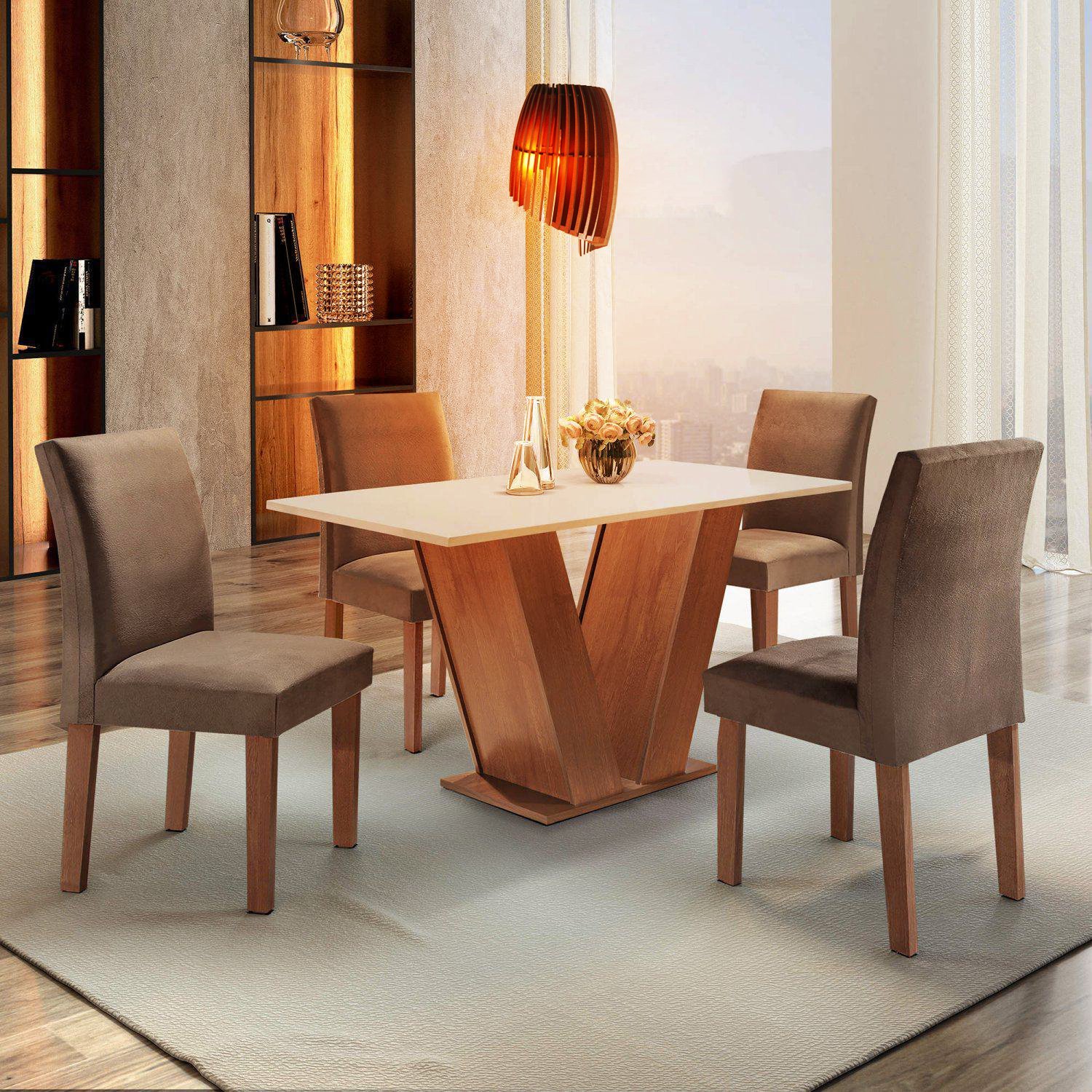 Conjunto 02 Lustres Luminárias Pendentes Teto Em Madeira Mdf ...