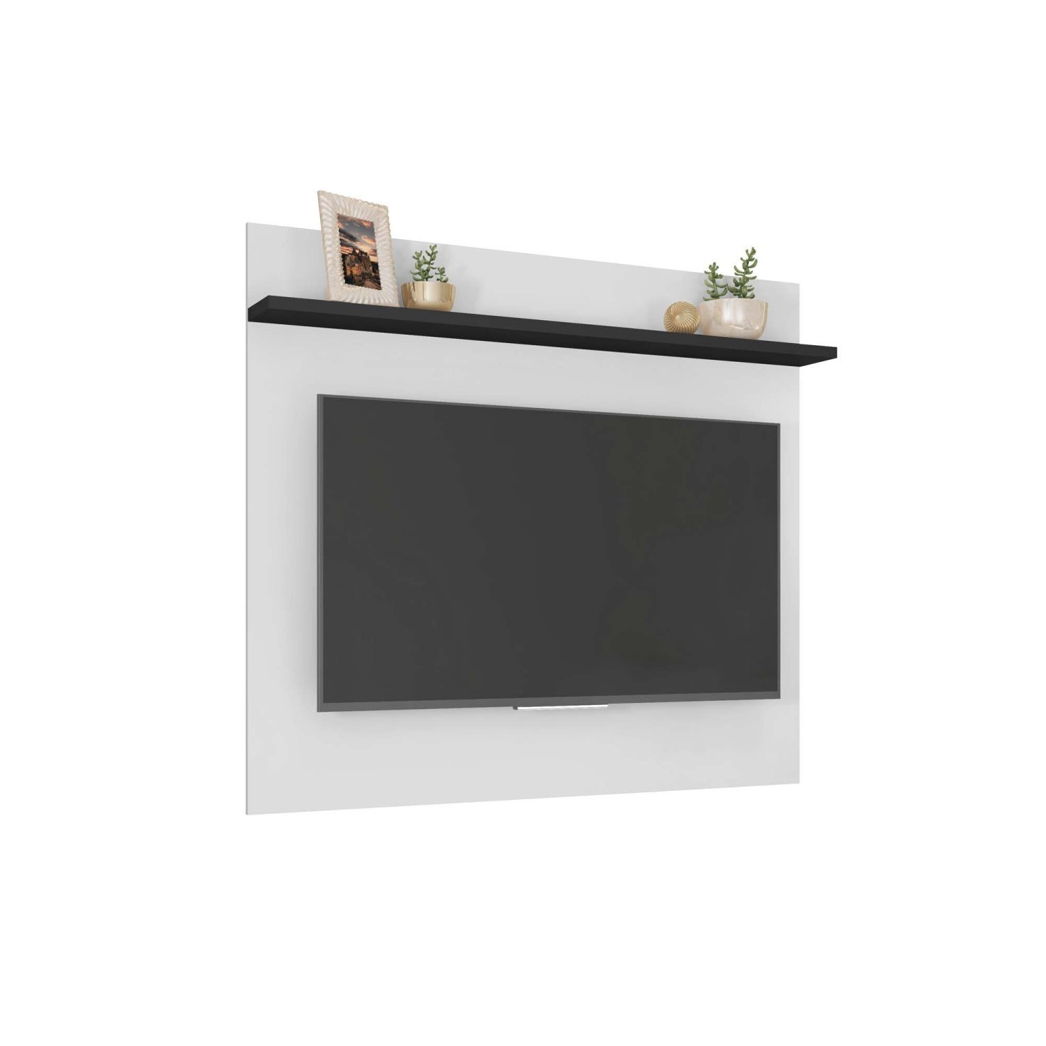 Painel para TV até 55 Polegadas em BP com 1 Prateleira 1.36 Multiverso ...