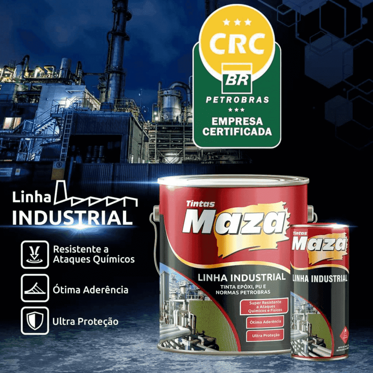 Fundo Epóxi M295 Catalisador + Diluente Kit 4,5 Litros MAZA Fundo Epoxi ...