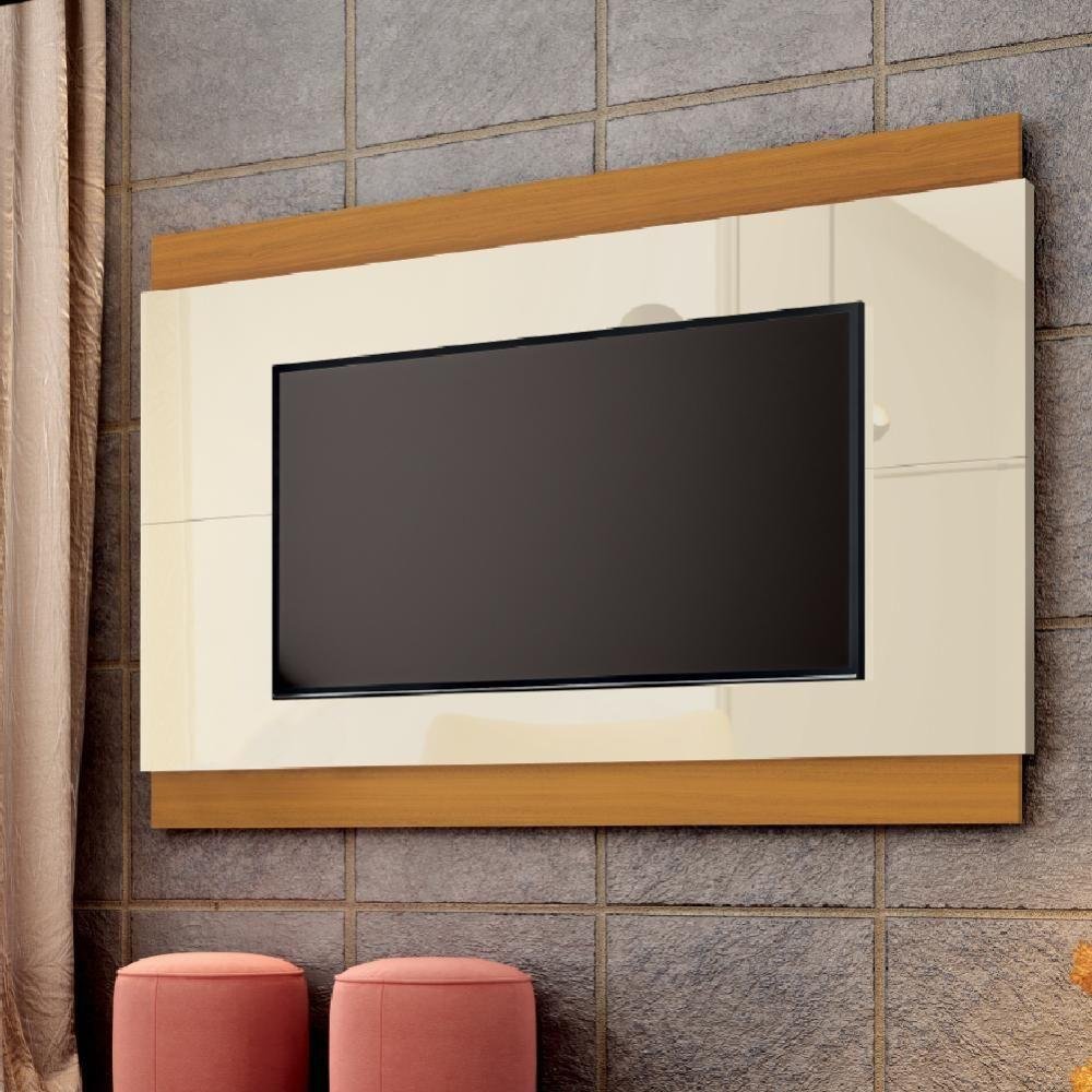 Painel Para Tv Até 75" 2,0M Legacy Off White/ Cedro | MadeiraMadeira