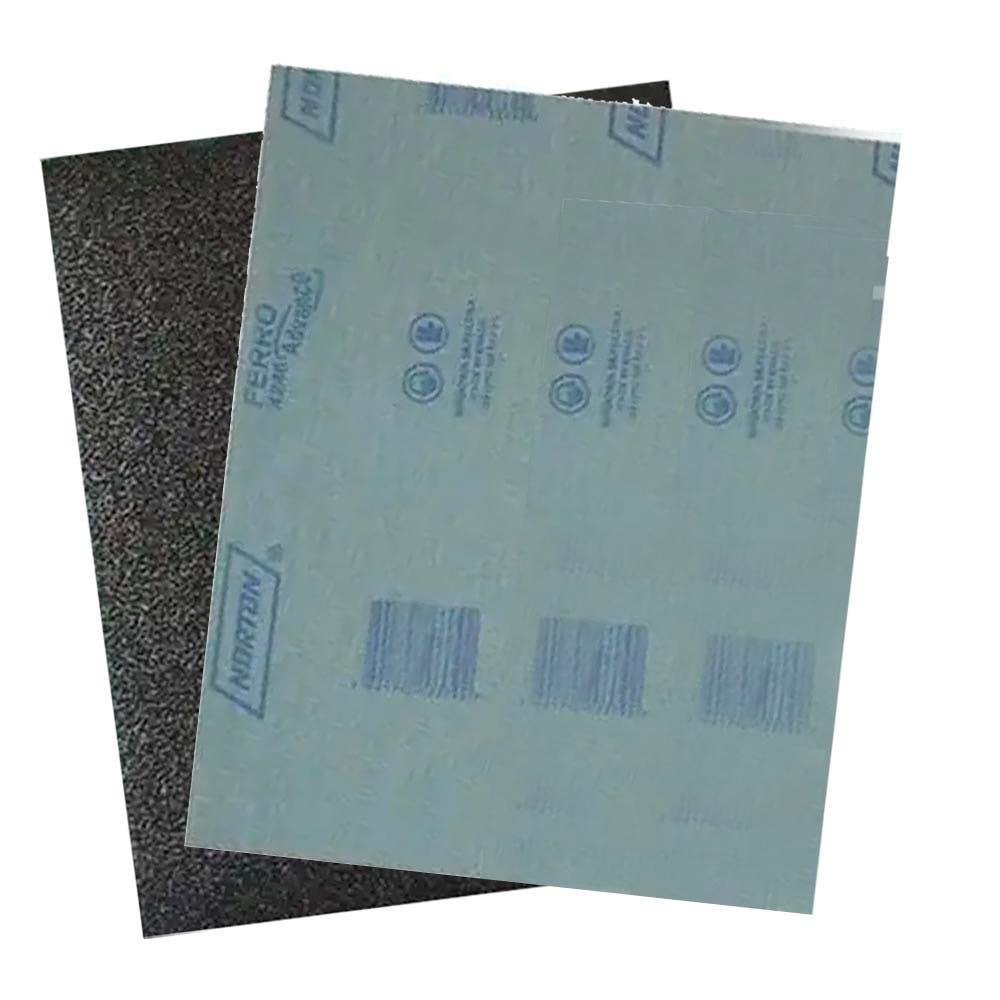 Lixa Pano Metal para Ferro Grana 60 com 10 Unidades Norton | MadeiraMadeira
