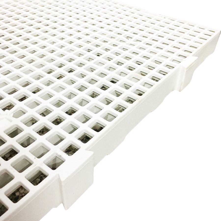 Estrado Pallet Plástico Multiuso com Encaixe 50x50cm Branco ...