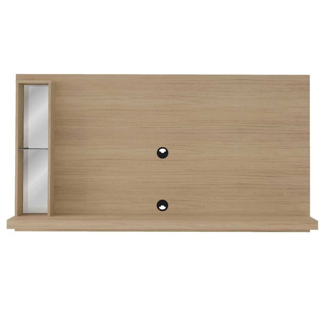 Conjunto Sala de Estar Completo Painel Alaska, Aparador e Mesa de Centro Carvalho Artely Móveis ...