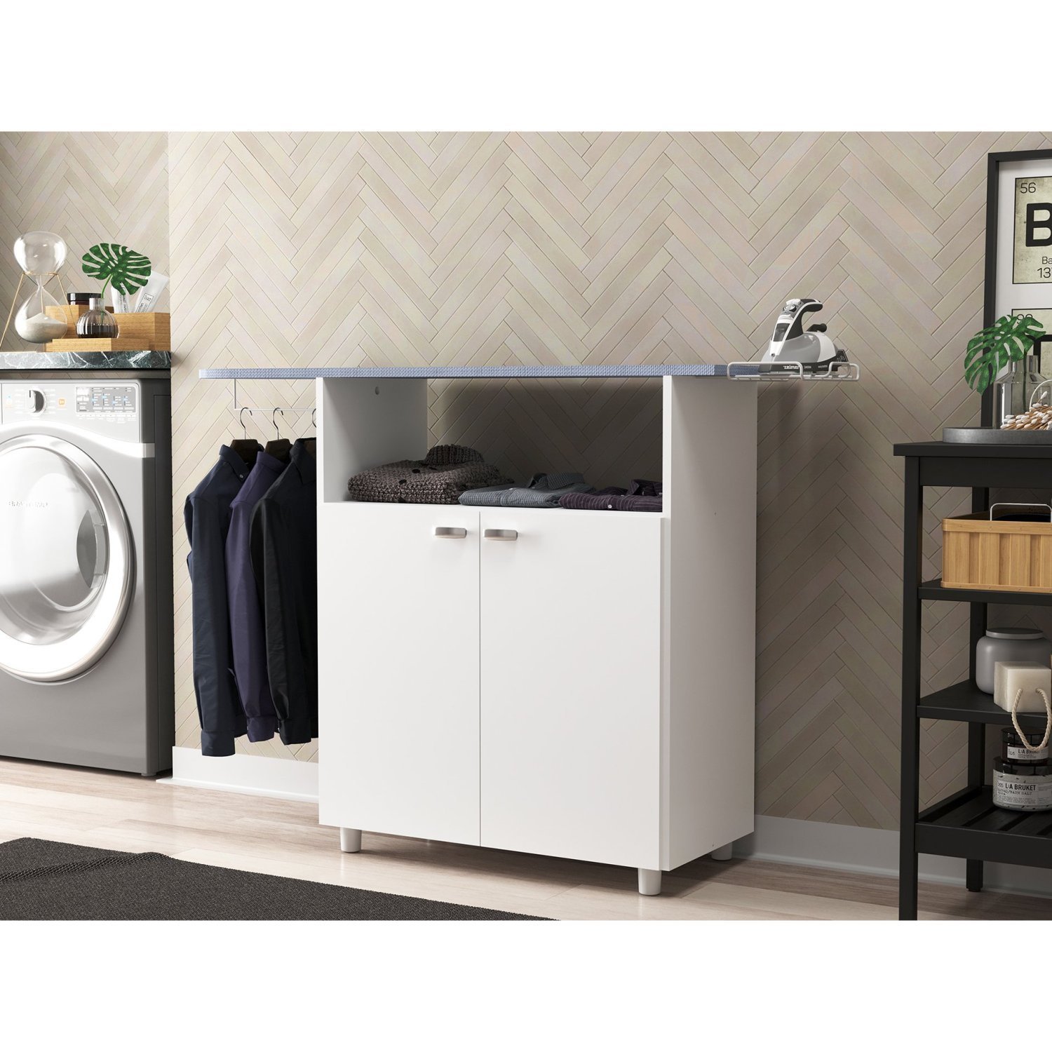 Balcão Multiuso 2 Portas com Tábua de Passar Cannes Móveis Sul ...