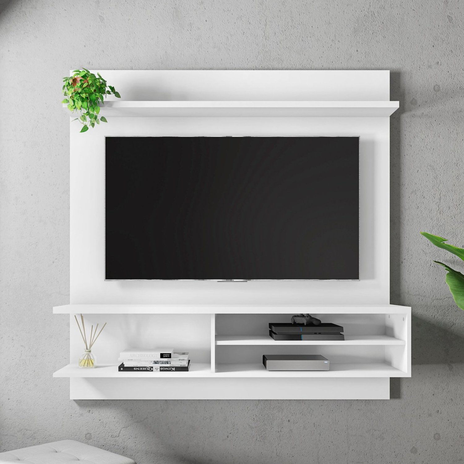 Painel para Tv até 50 Polegadas 2 Prateleiras Atrio | MadeiraMadeira