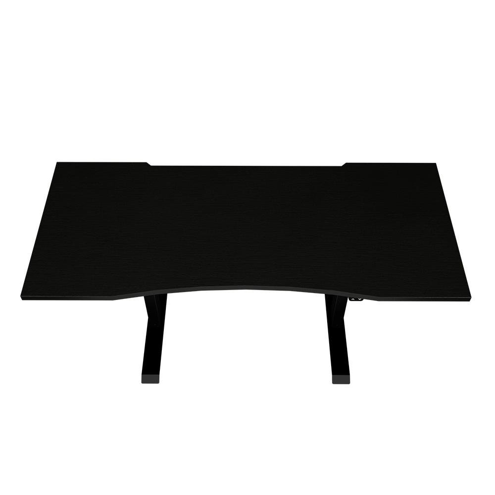 Tampo mesa Ergonômico Misch MDF 1200*700 Preto | MadeiraMadeira