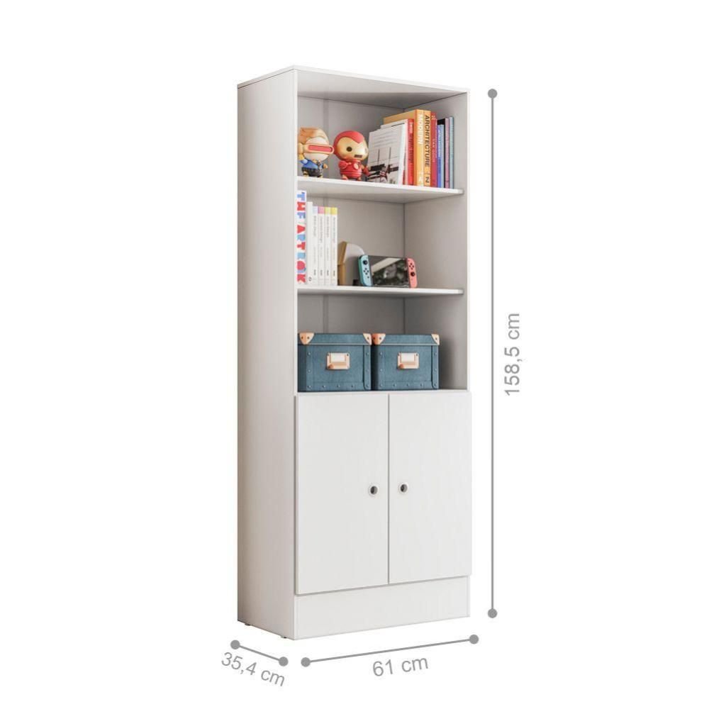 Conjunto Estação Gamer Branco/branco: Mesa Gamer Shadow Prateleira e ...