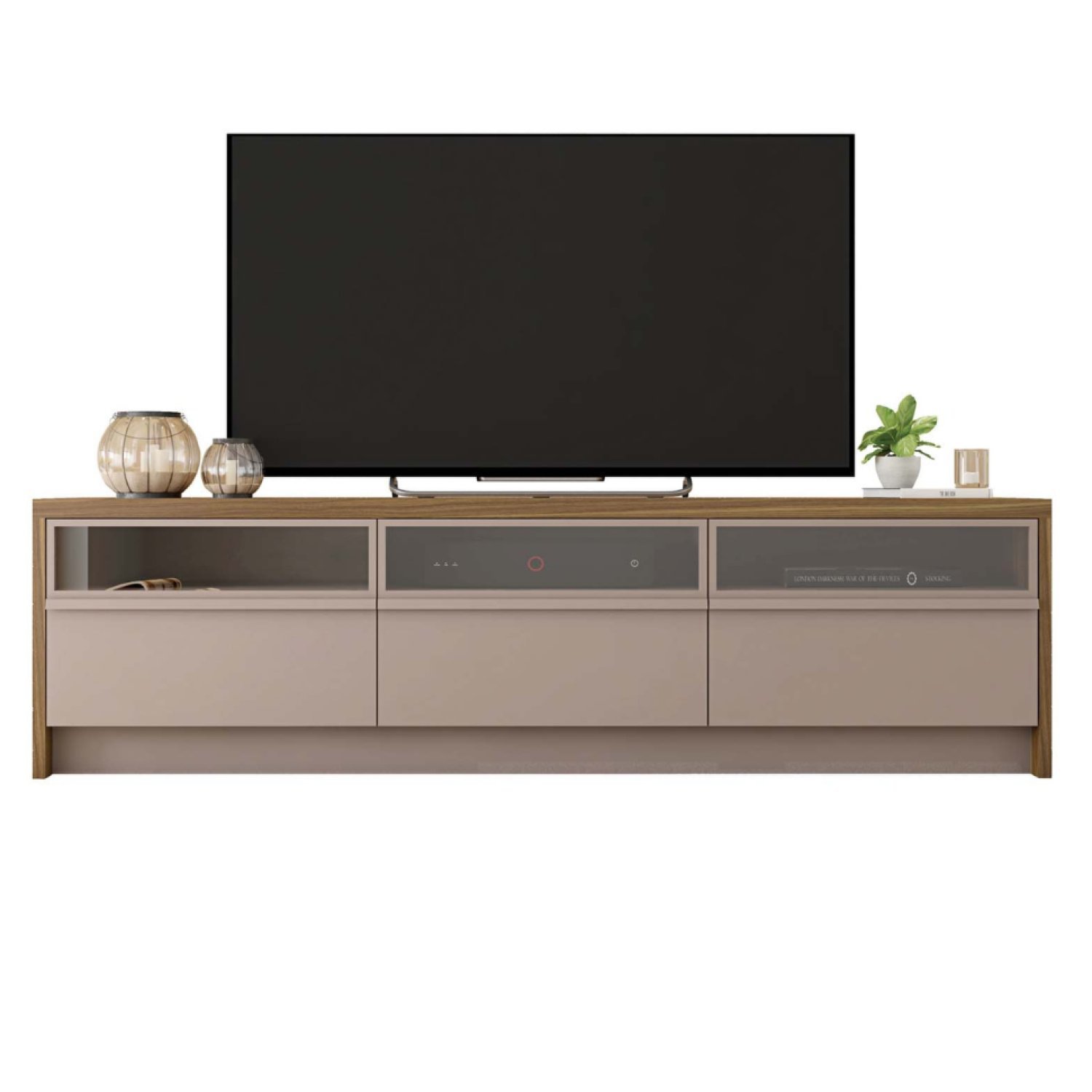 Rack para TV Até 75 Polegadas 3 Gavetas Vectro Caemmun | MadeiraMadeira