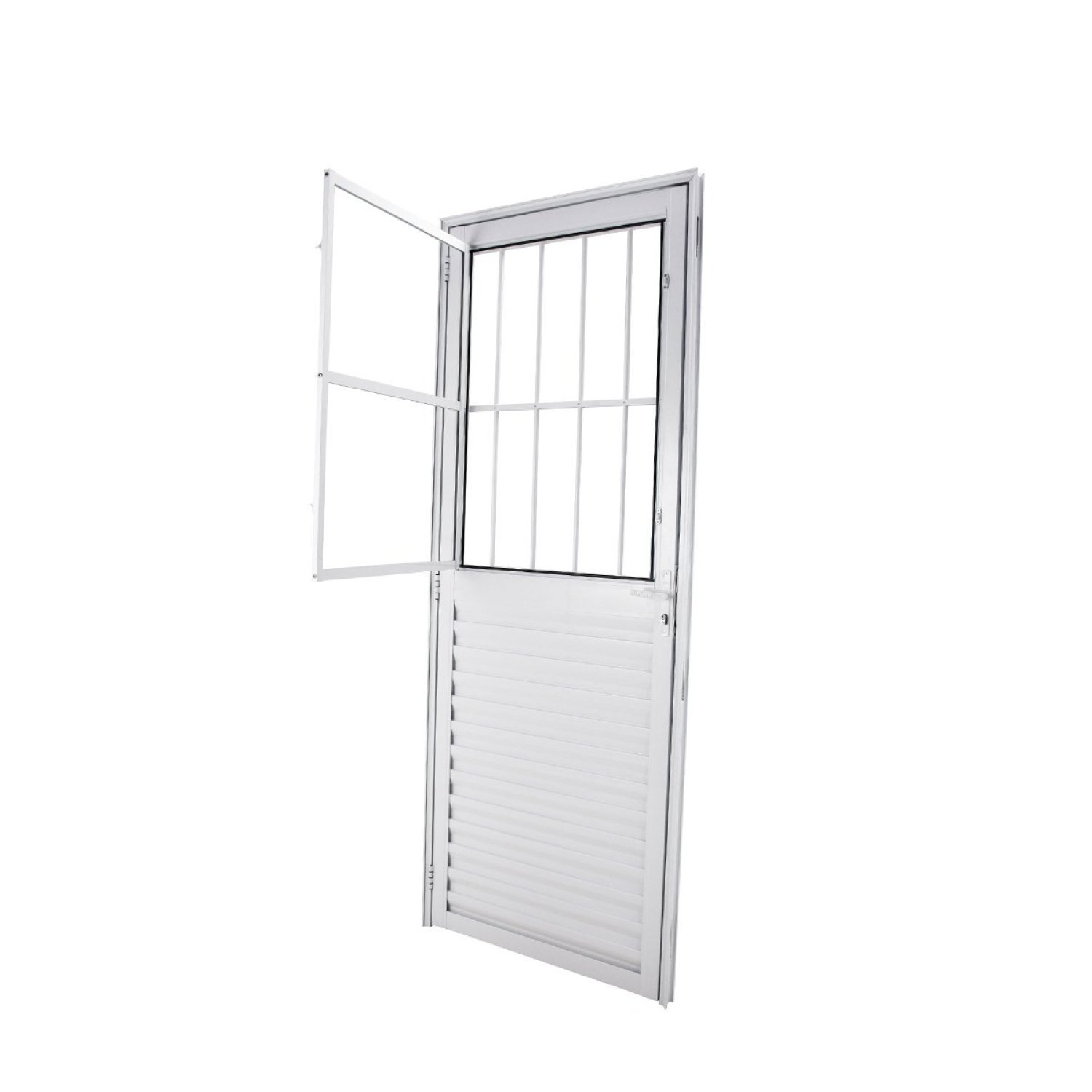 Porta Postigo Abertura Direita Vidro Mini Boreal 210x80cm Espresso ...