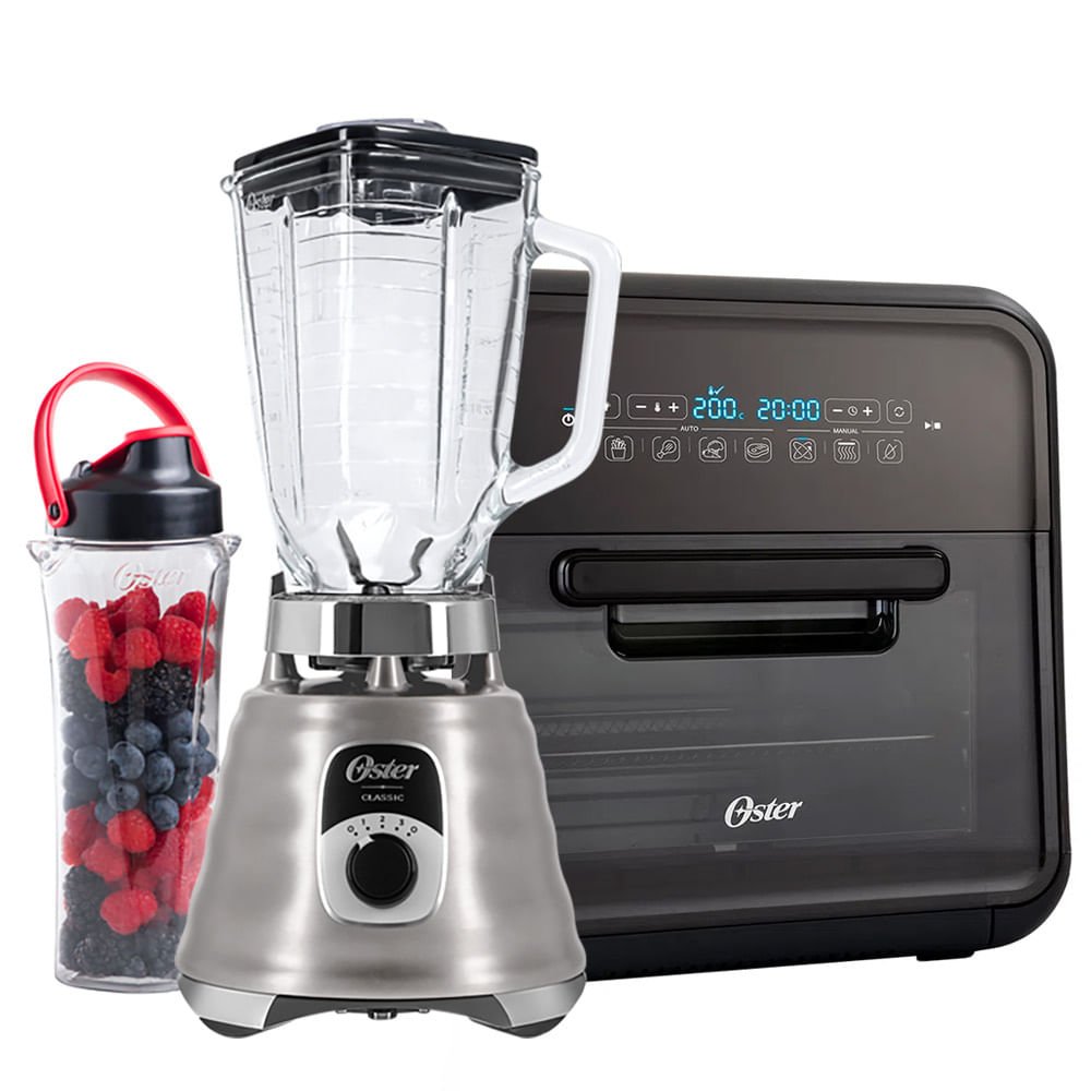 Kit Fritadeira Super Fryer e Liquidificador New Osterizer com Jarra ...