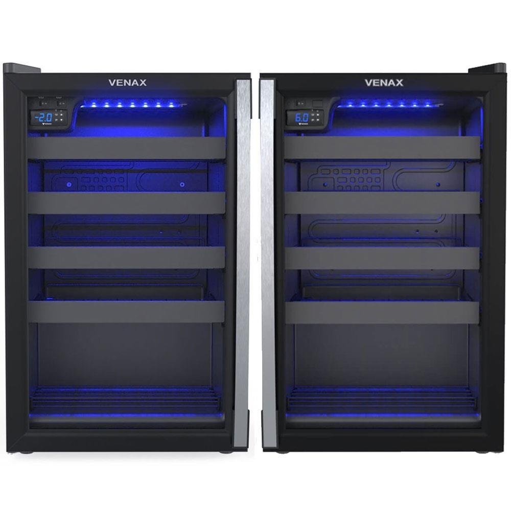 Conjunto Venax Expositora Champanheira Porta Invertida e Adega Piubella ...