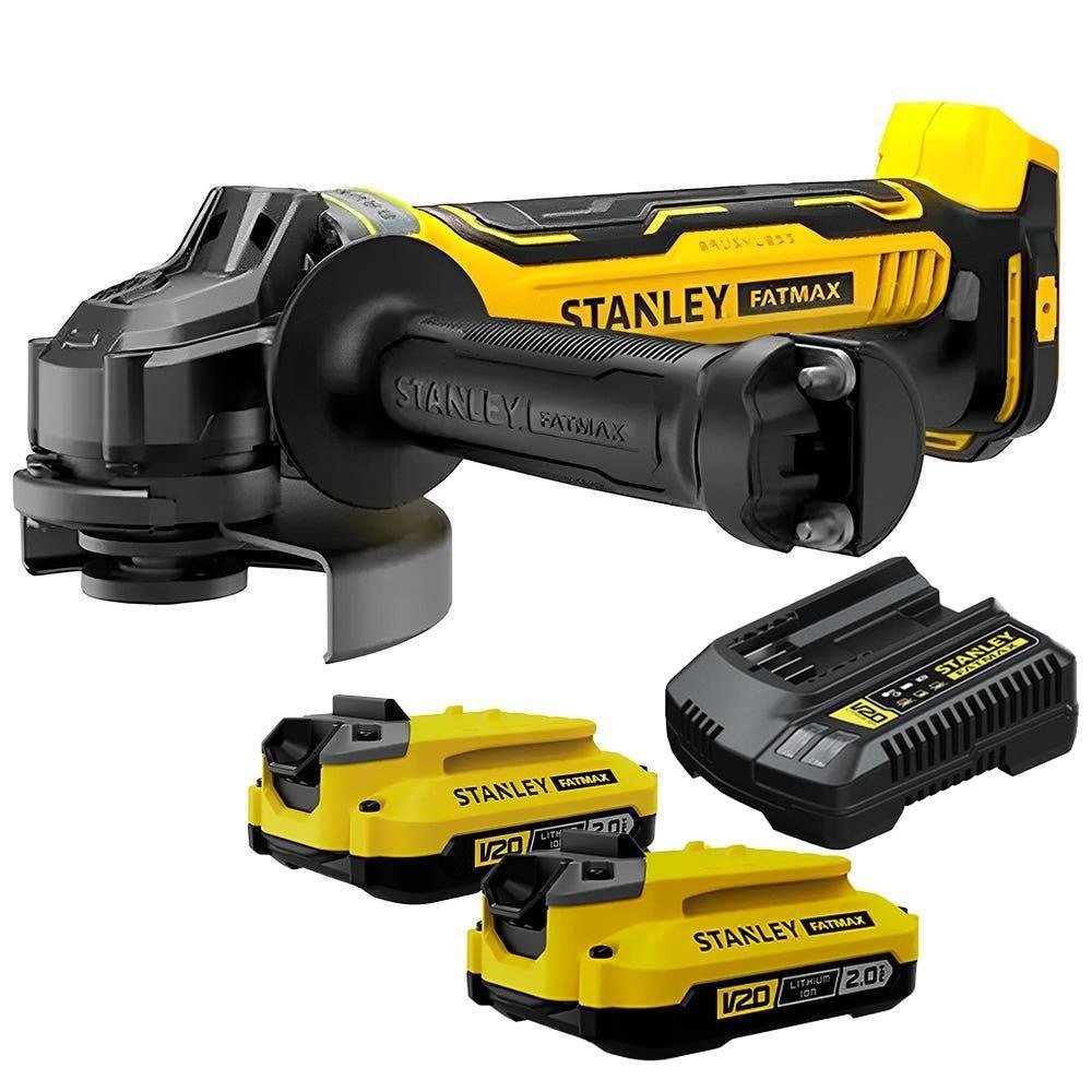 Esmerilhadeira 4.1/2 - 5 POL à Bateria 20V BRUSHLESS SBG700-B2 com 2 ...