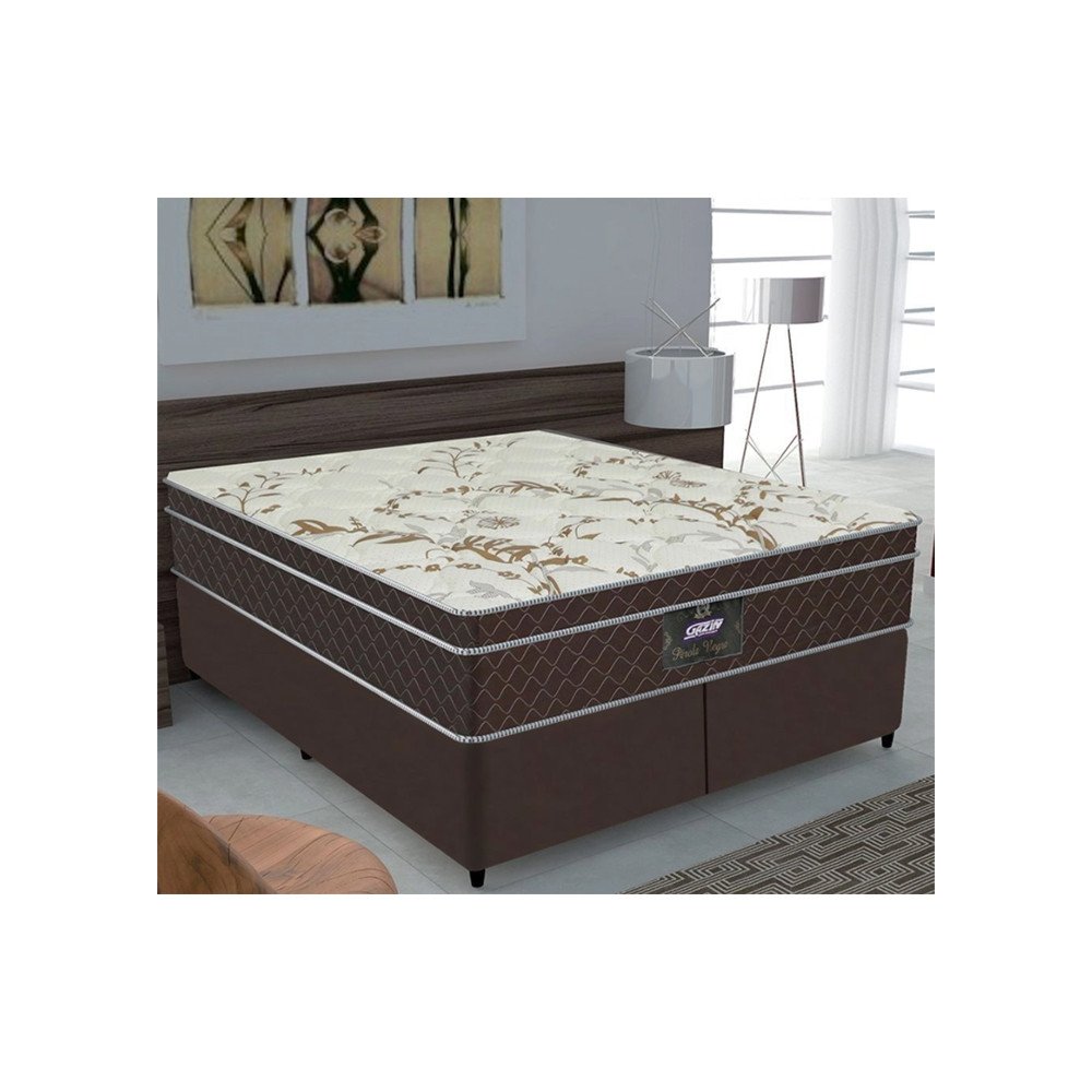 Colchão Queen Gazin Perola Negra Molas Ensacadas | MadeiraMadeira