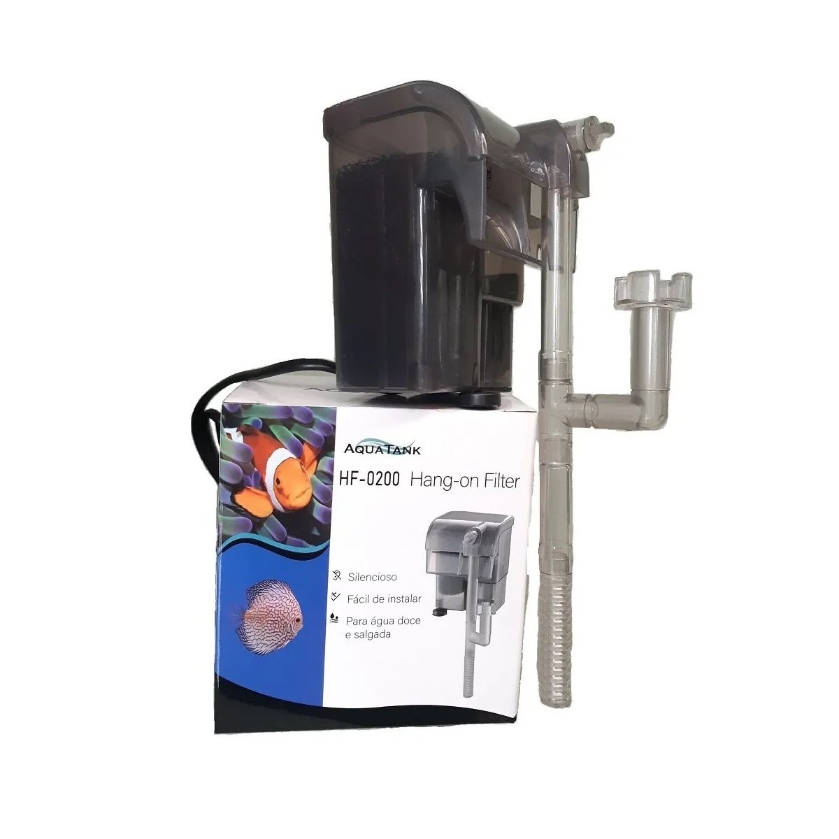 Filtro Externo 250 L/H Hang On HF-0200 3W AquaTank | MadeiraMadeira