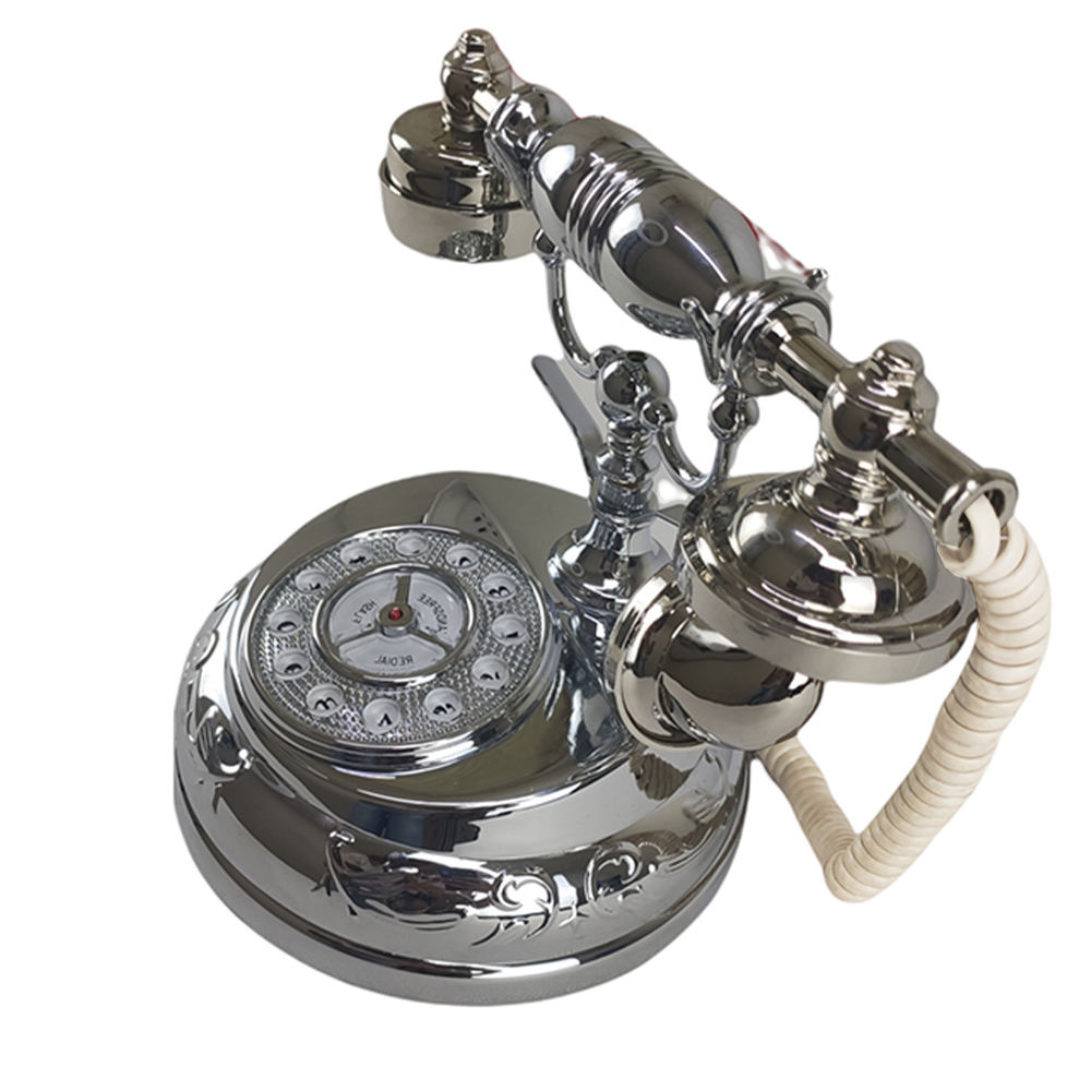 Telefone Fixo Vintage Mesa Retro Classico Viva Voz Casa Colecionador ...