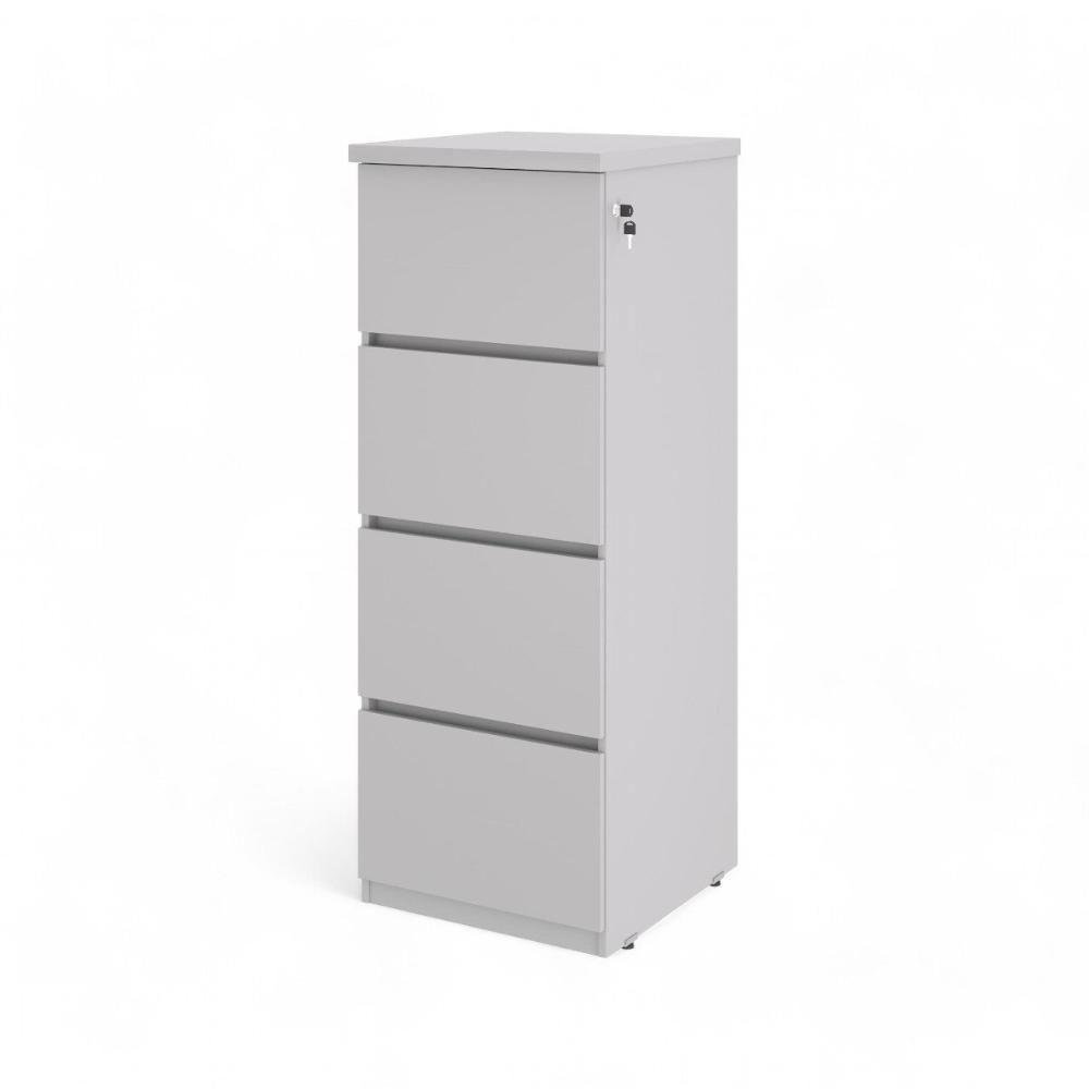 Gaveteiro Arquivo 04 Gavetas Línea Cinza | MadeiraMadeira