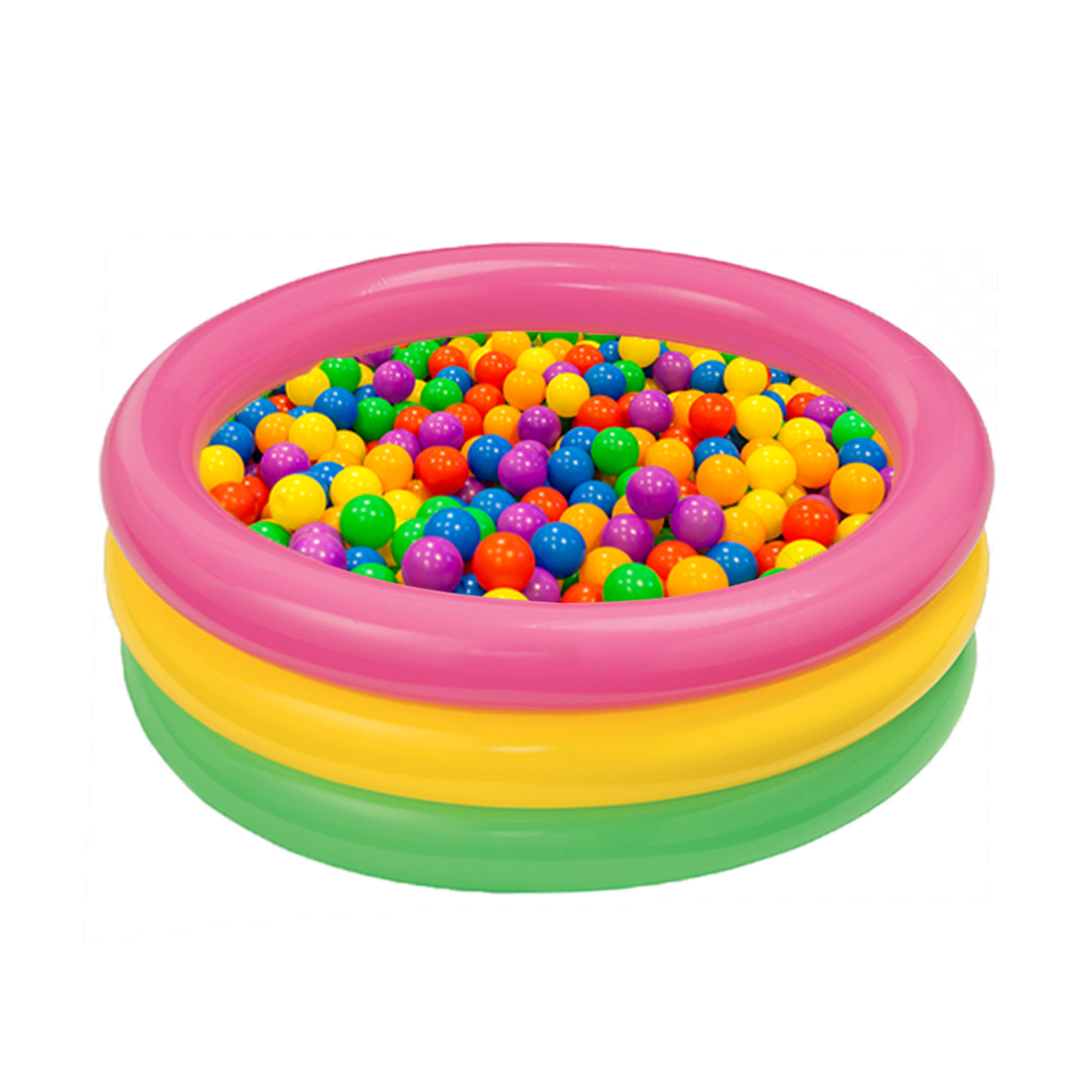 Piscina De Bolinha + 100 Bolinhas Plásticas + Bomba | MadeiraMadeira