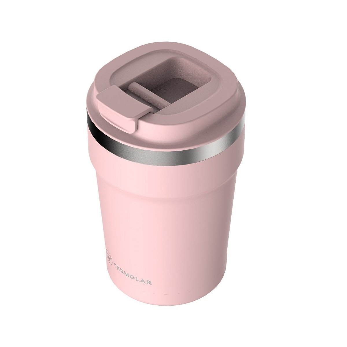 Copo Termico Uniq 380mL Aco 304 Rosa Termolar 30958 | MadeiraMadeira