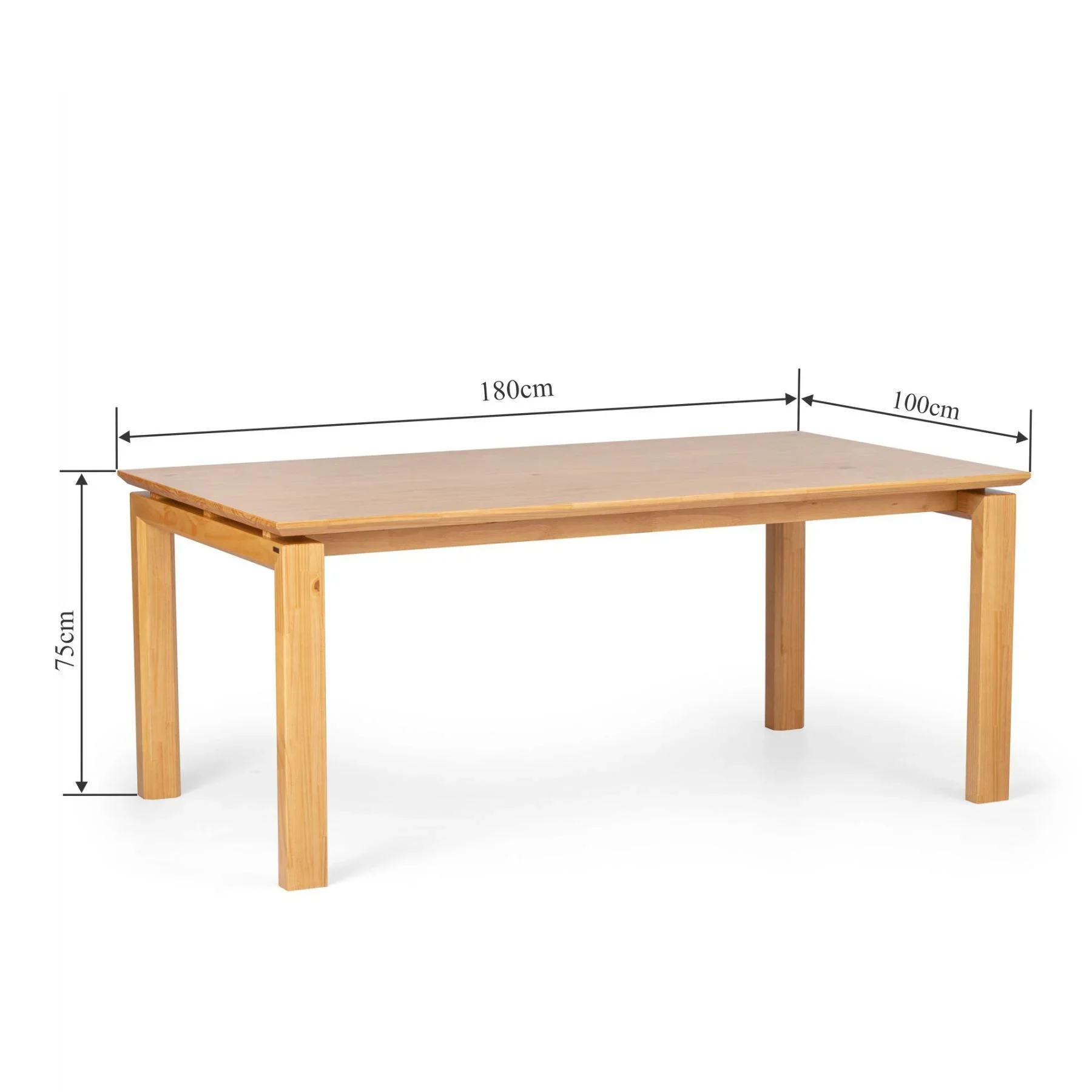 Mesa de Jantar Madeira Maciça Piazza | MadeiraMadeira