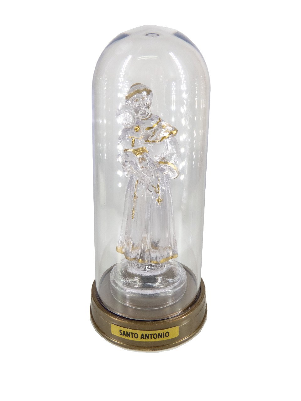 Luminária Imagem Santo Antônio Santo Casamenteiro Padroeiro com Redoma ...