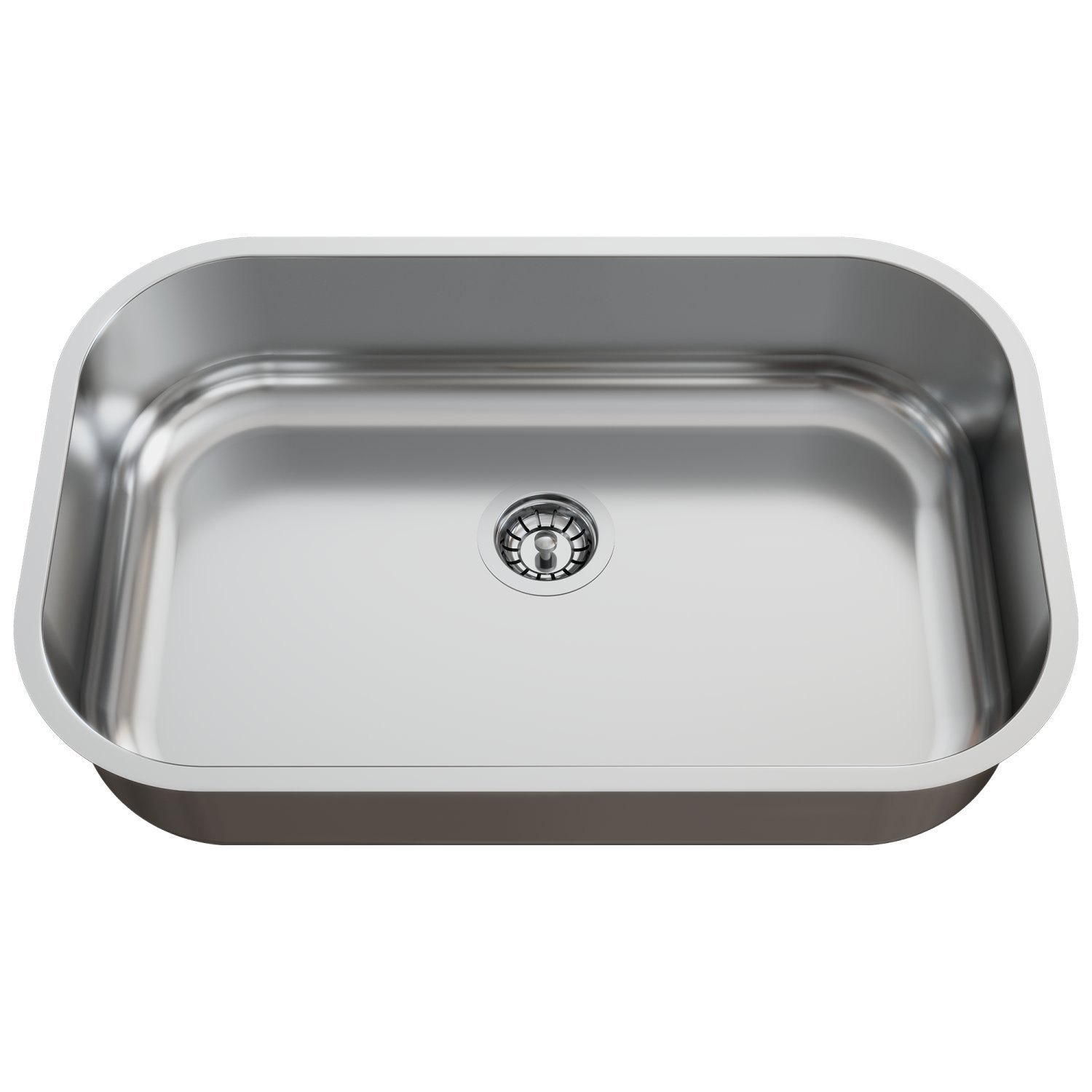 Cuba para Pia de Cozinha em Aço Inox N2 56x35x14cm Polida com Válvula ...