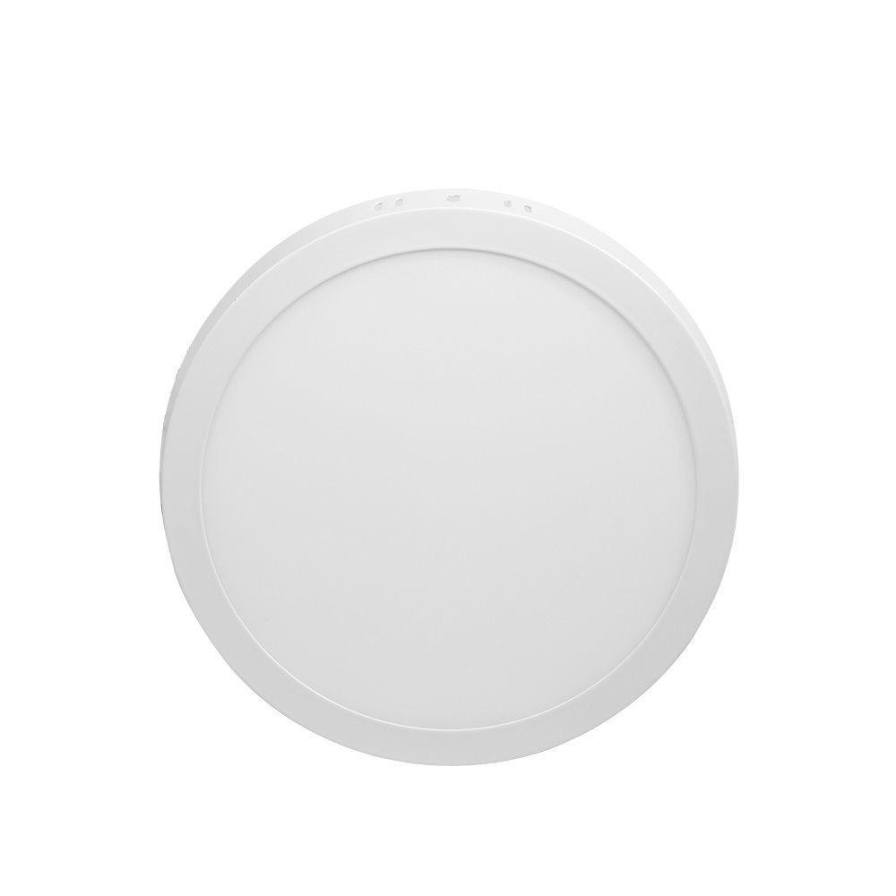 Painel de Led Redondo Sobrepor 24w Bivolt Blumenau 4100k Luz Neutra | MadeiraMadeira
