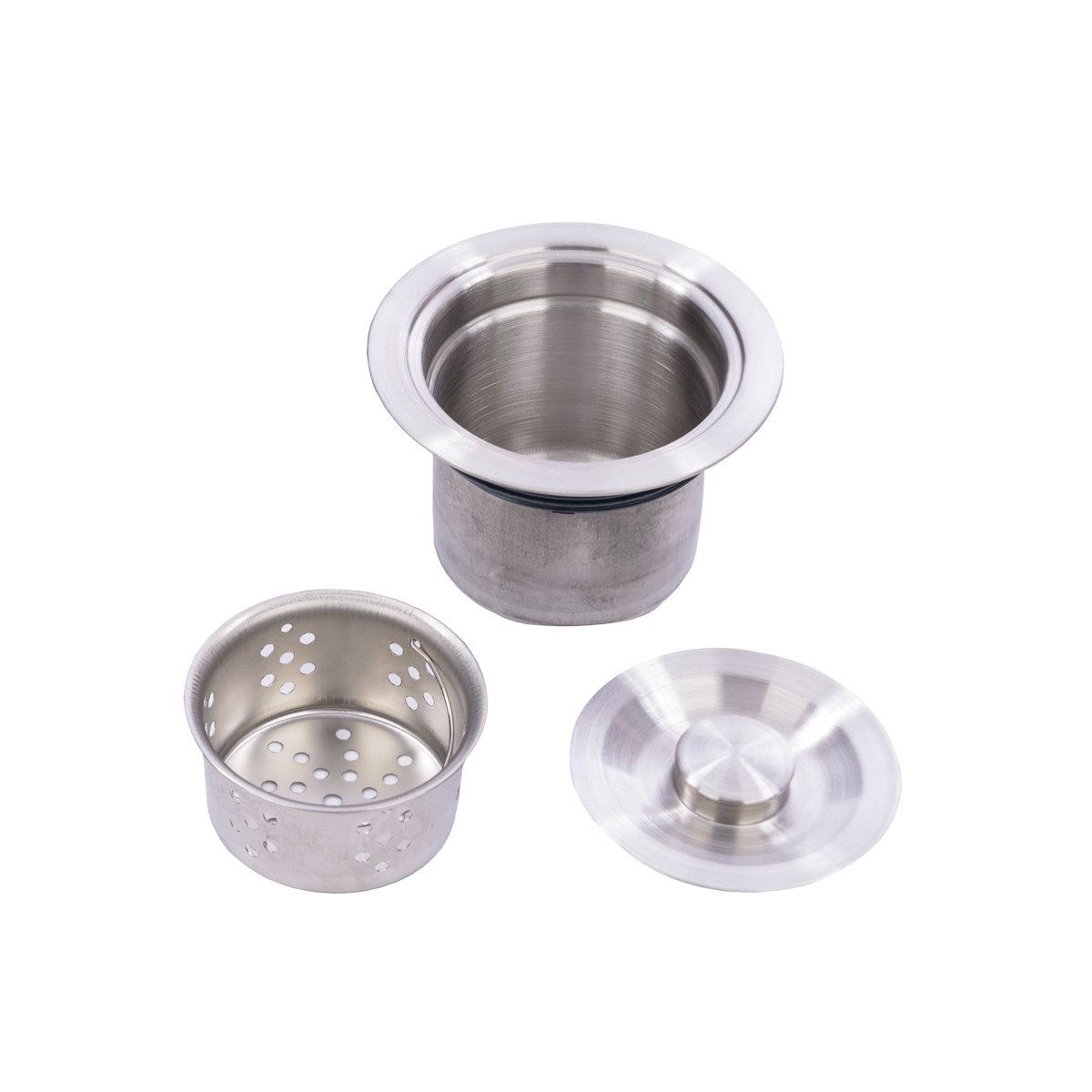 Kit Cuba Inox Quadra 50 X 40 Cm Com Válvula E Acessórios | MadeiraMadeira