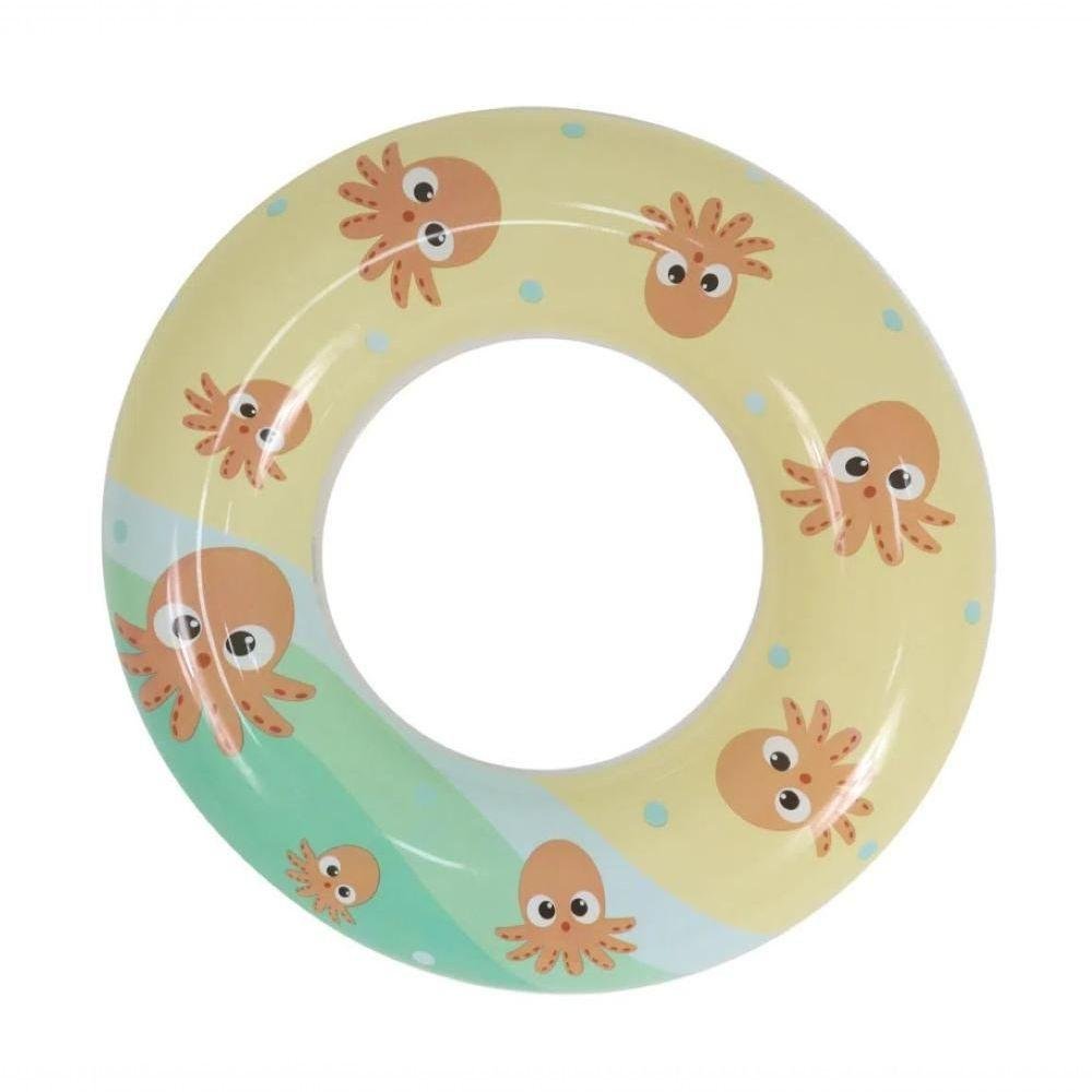 Boia Inflável Infantil Circular Estampada Piscina Água Mar Praia W36014 ...