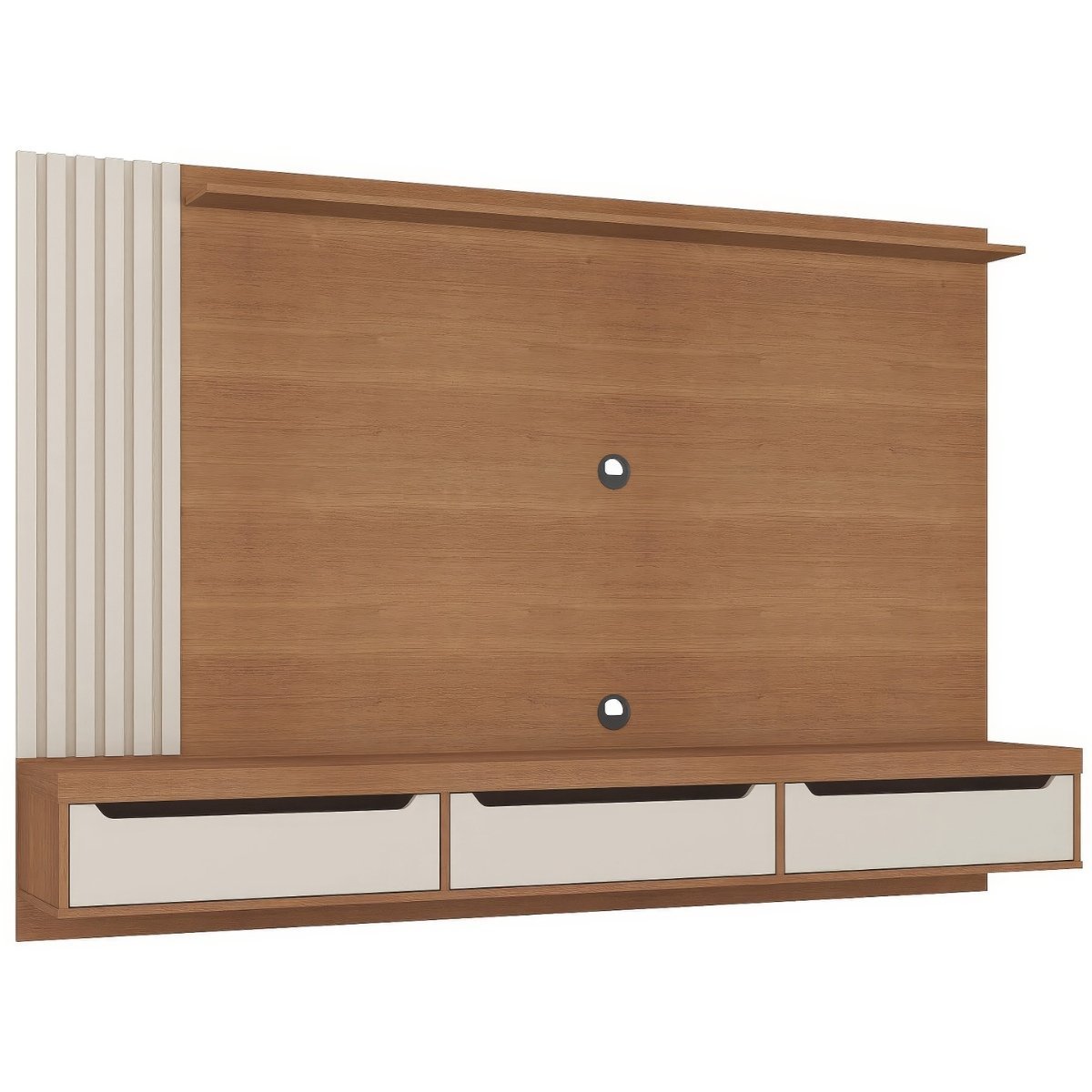 Painel Tv 75" Presence - Cinamomo/off White | MadeiraMadeira